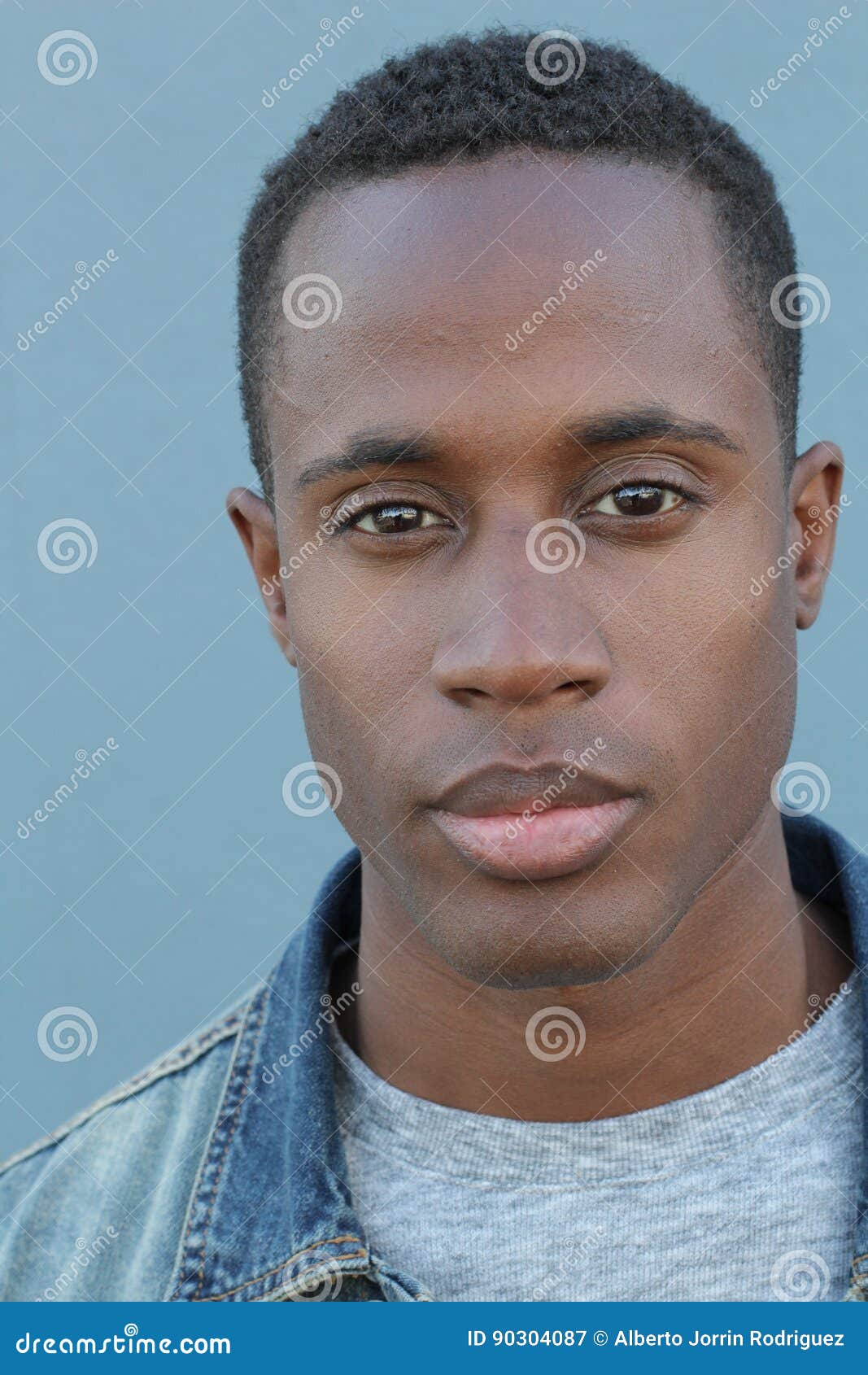 Man with Neutral Expression Closeup Stock Image - Image of deadpan ...