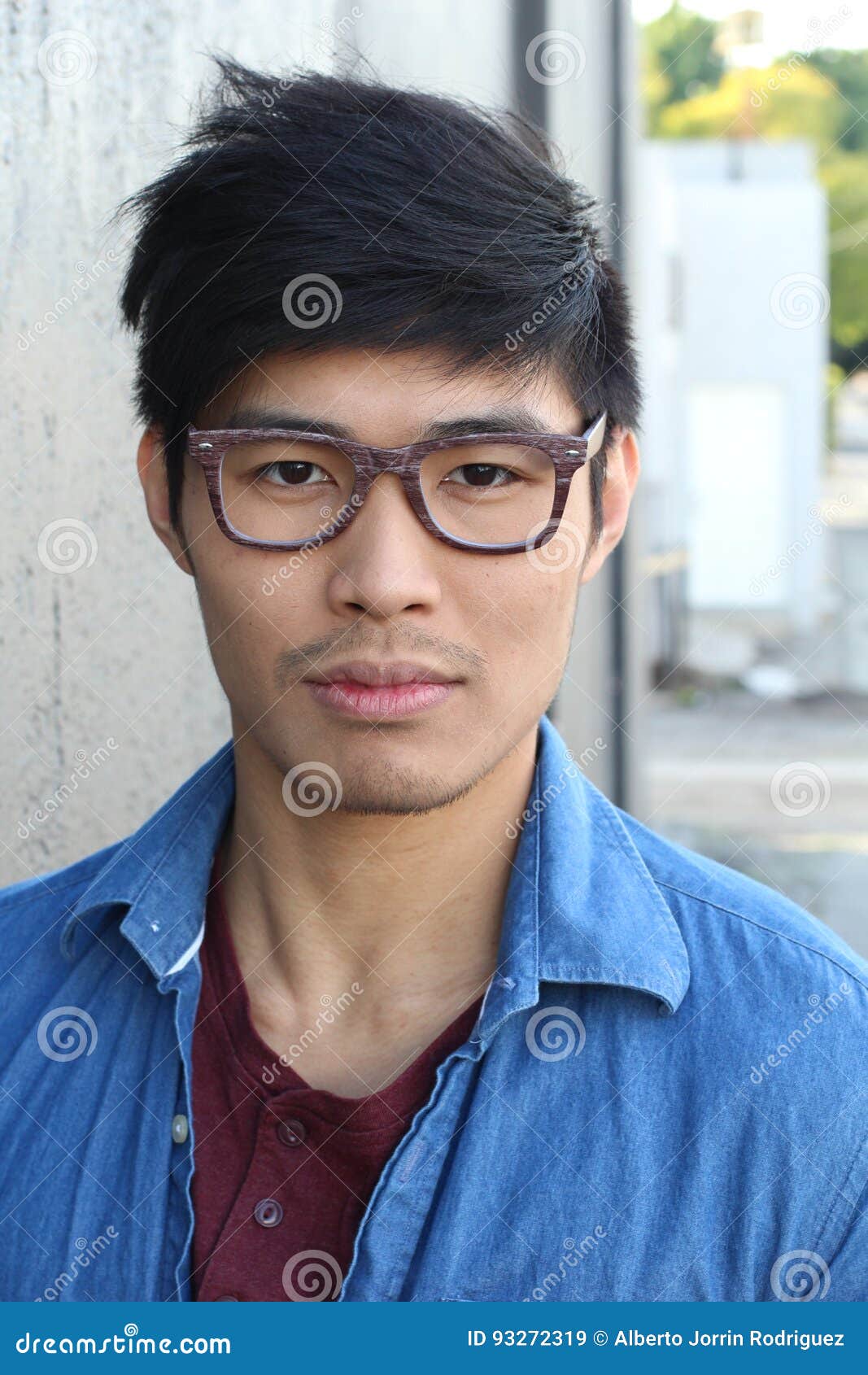 Man with Neutral Expression Closeup Stock Image - Image of attractive ...