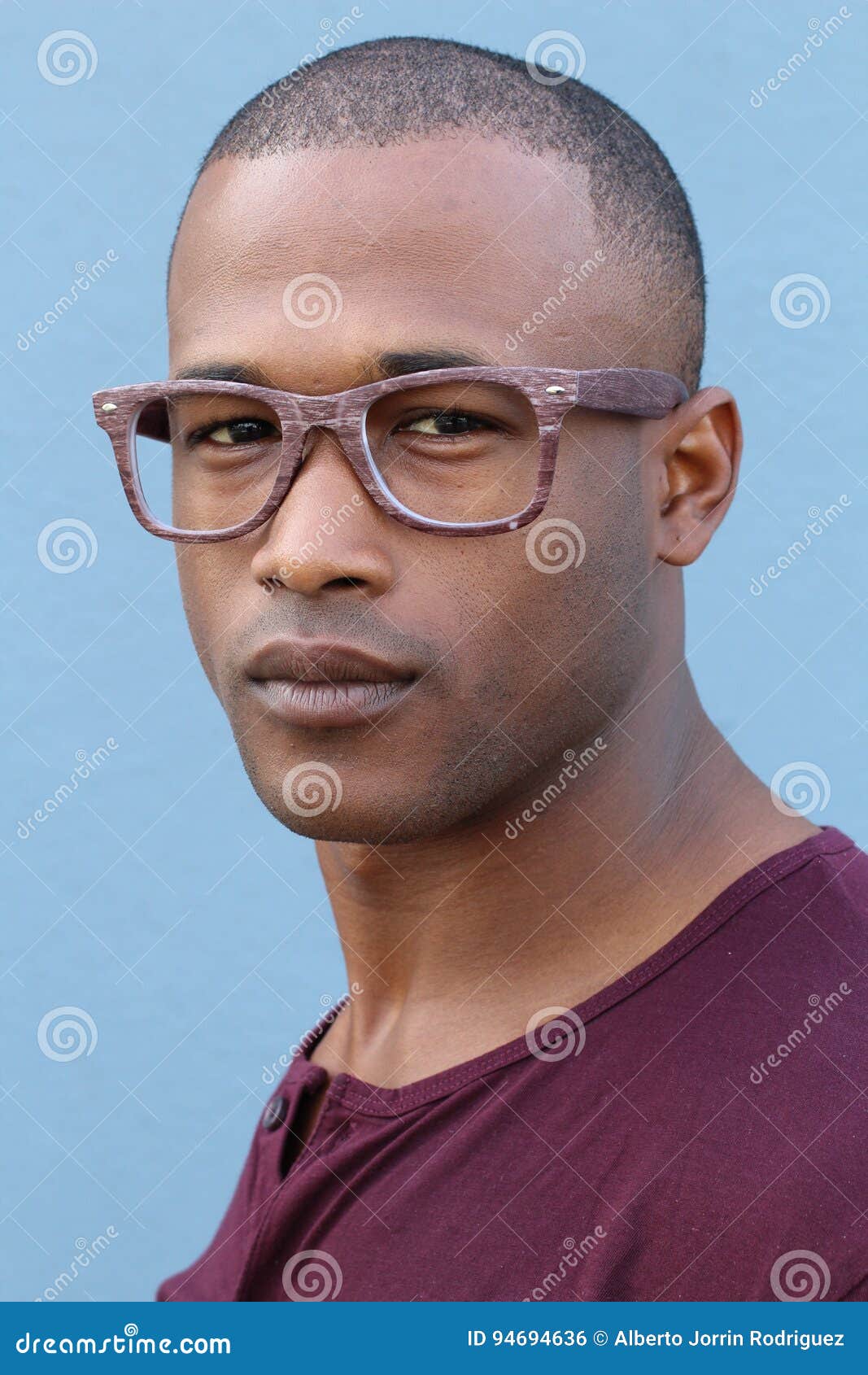 Man with Neutral Expression Closeup Stock Photo - Image of facial ...