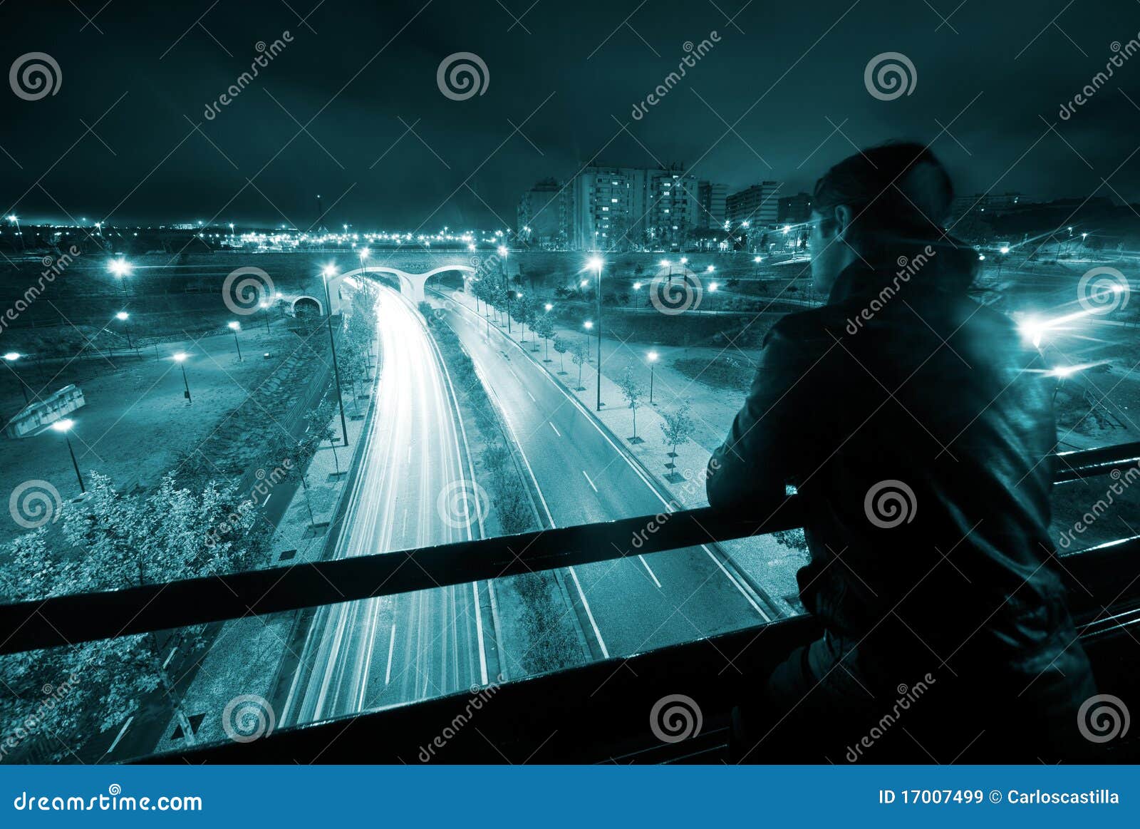 Man in night urban scene stock image. Image of driving - 17007499