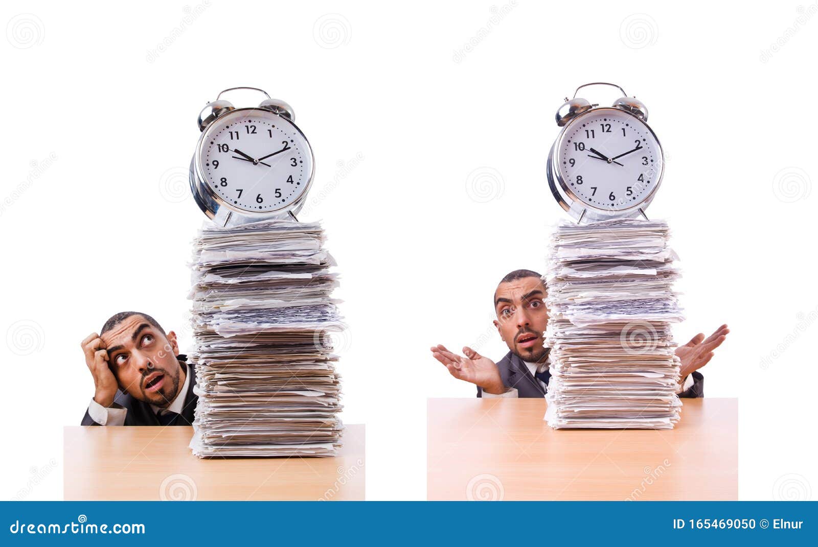 Man Not Meeting His Deadlines Stock Photo - Image of busy, occupation ...