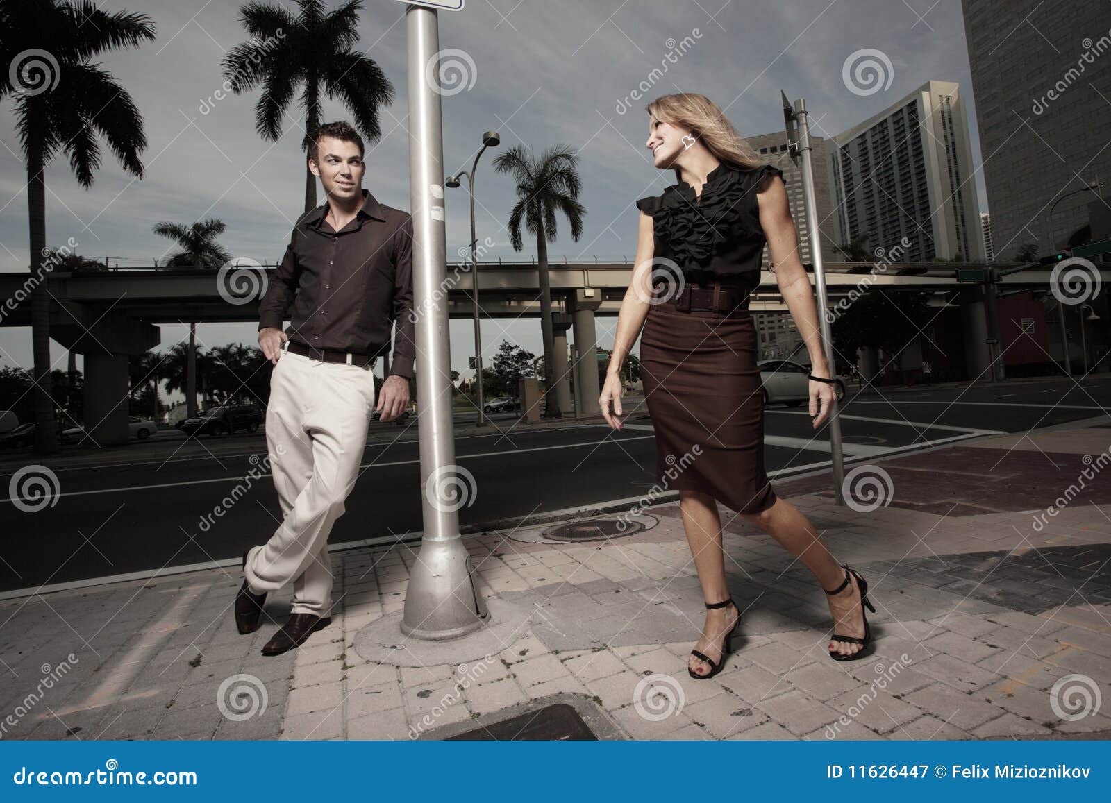 Man noticing a woman stock image. Image of young, couple - 11626447