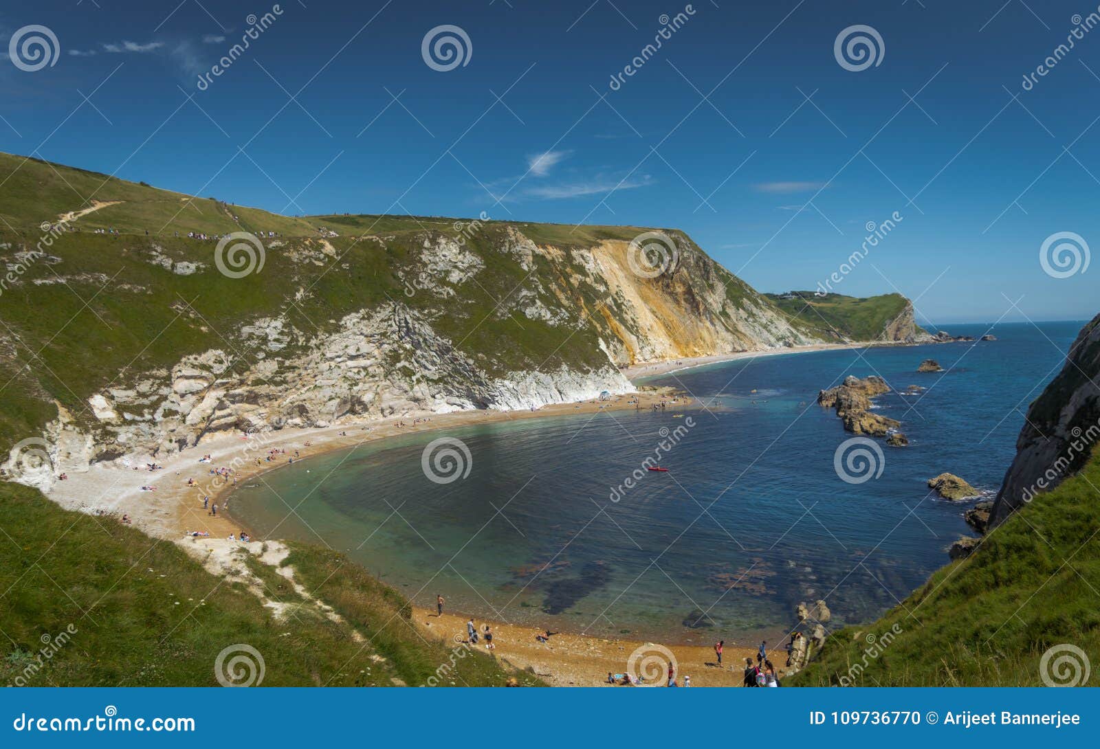 Man O War Beach Near Durdle Door, Dorset, Jurassic Coast Stock Photo ... Man O War Beach Near Durdle Door, Dorset, Jurassic Coast Stock Photo ...