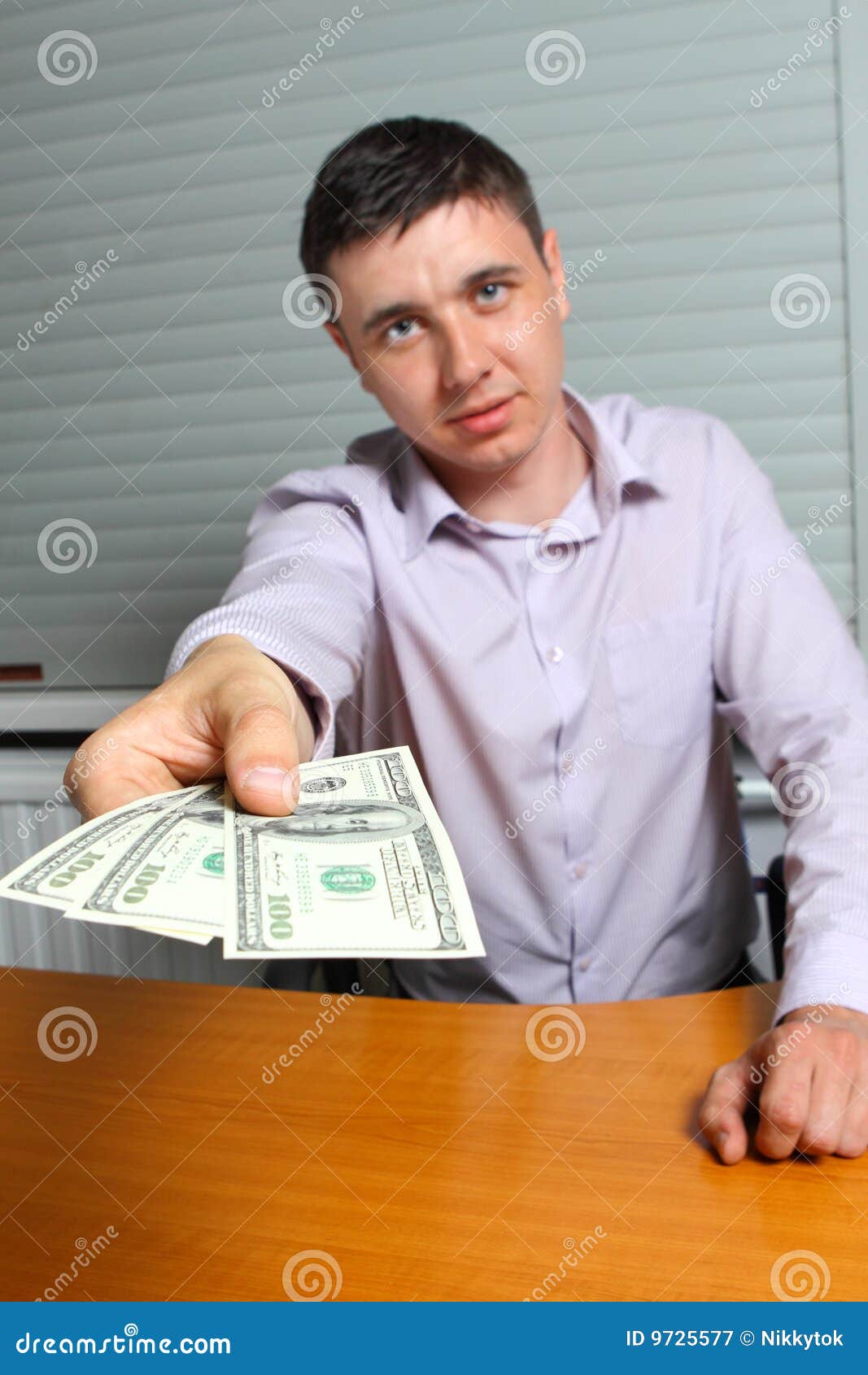 Man offering money stock image. Image of businessman, benevolent - 9725577