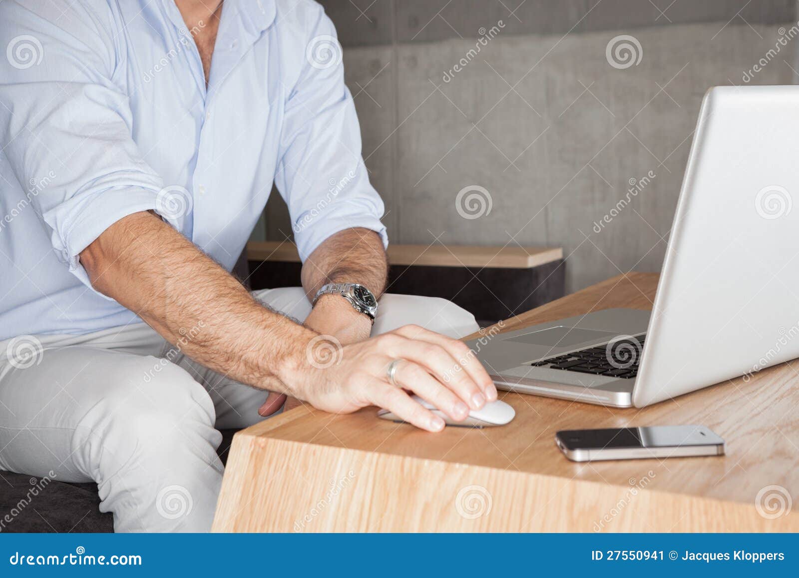 Man in office with laptop stock image. Image of formal - 27550941