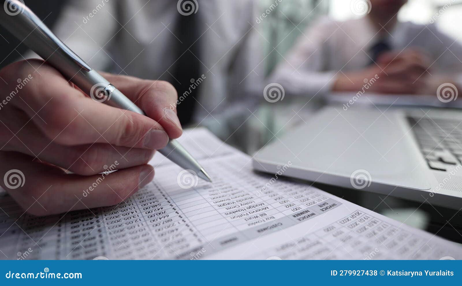 Man in the Office Makes a Note in a Notebook Stock Footage - Video of ...