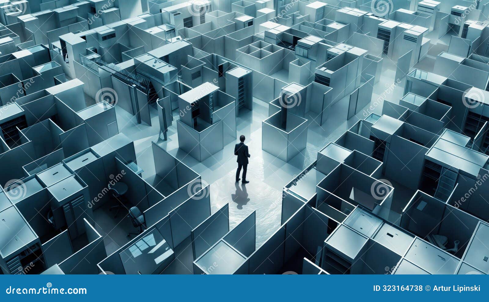 Office Maze Stock Photo | CartoonDealer.com #24072222