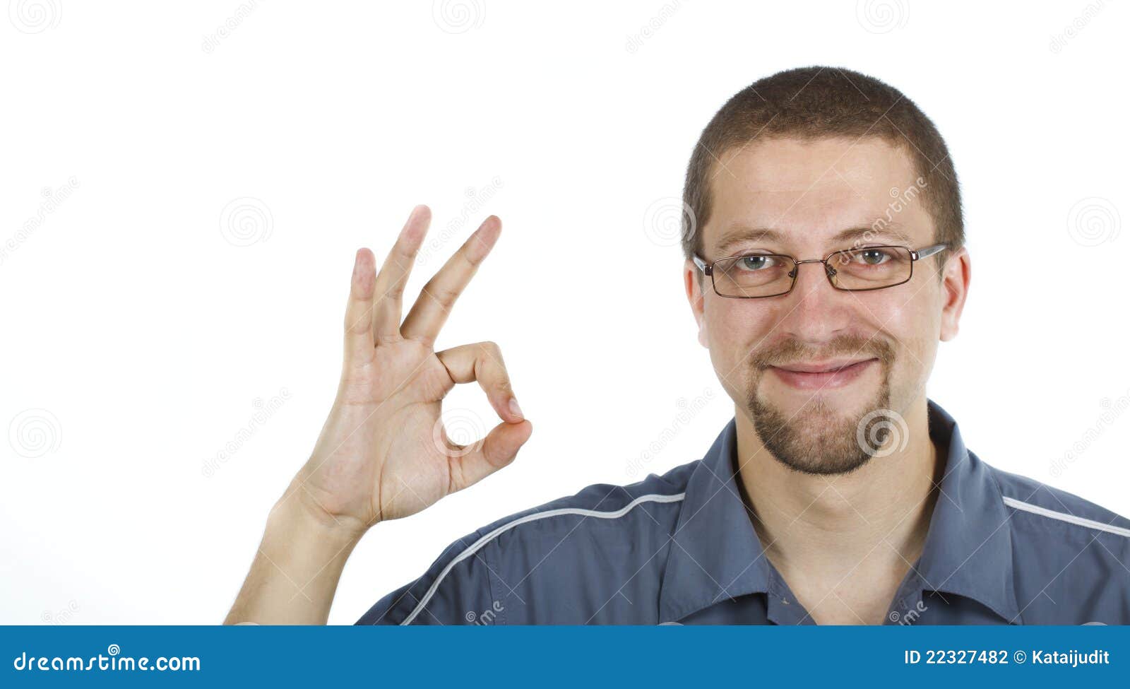 Man with ok sign stock photo. Image of hand, nice, professional - 22327482