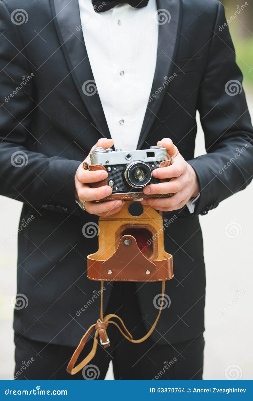 Man with Old Camera stock photo. Image of hand, ethnicity - 63870764