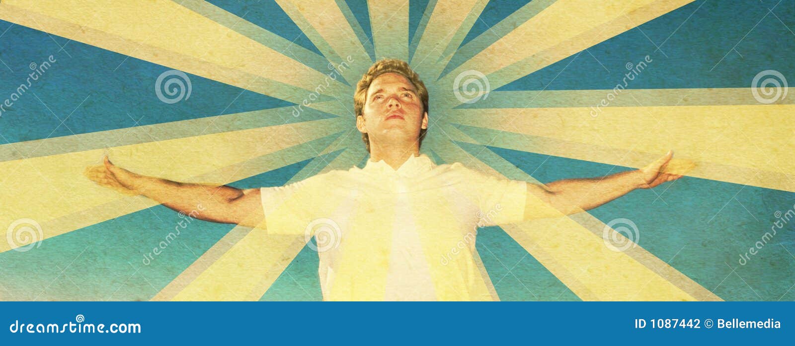 Man with open arms stock photo. Image of full, opened - 1087442