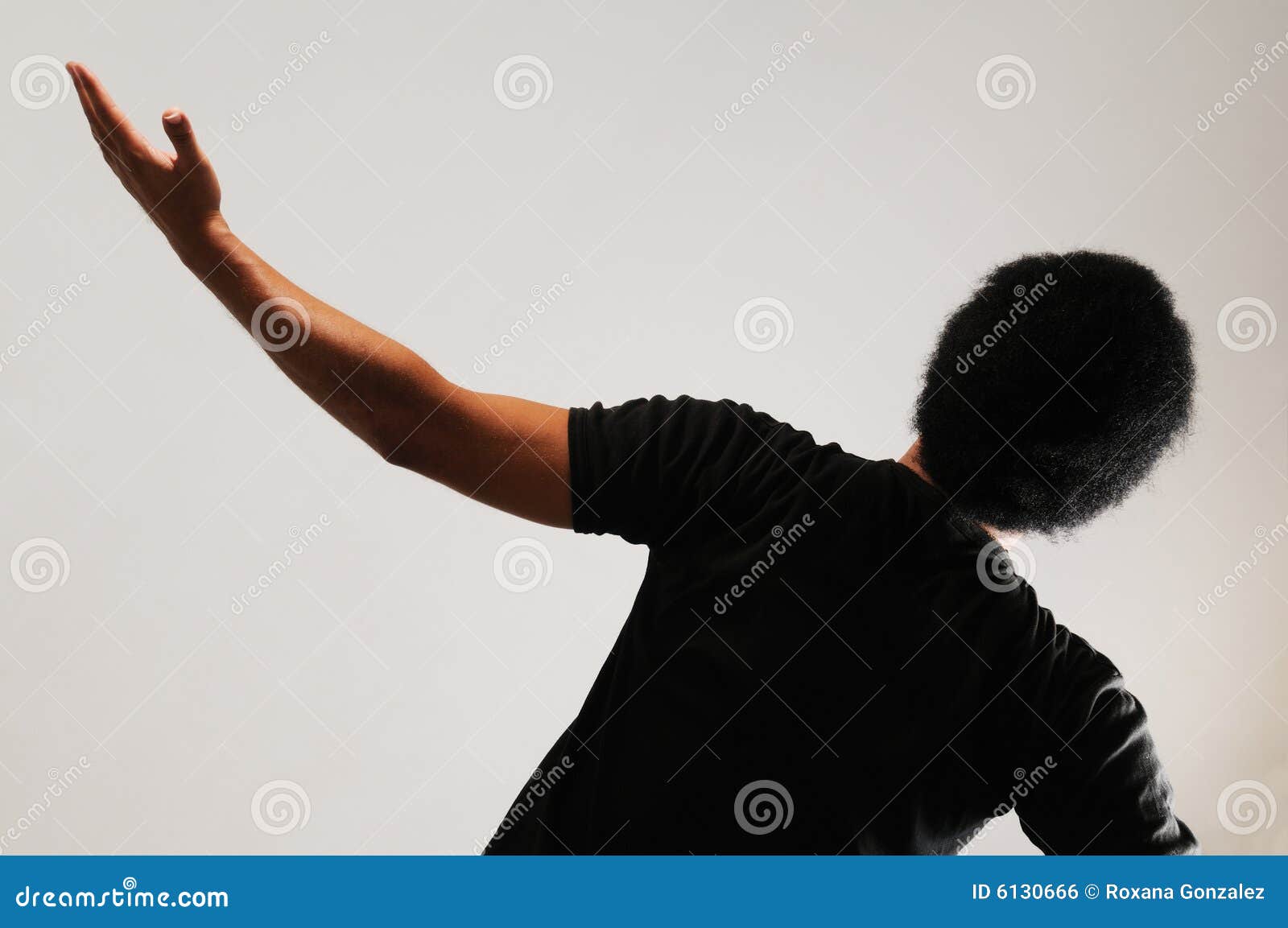 Man With Open Arms Picture. Image: 6130666