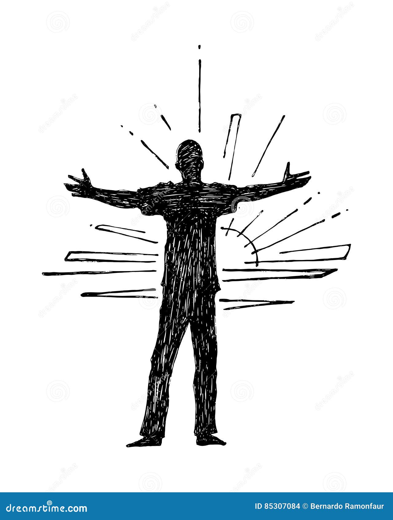 Open Arms Sketch Open Arms Vector Art, Icons, And Graphics For Free