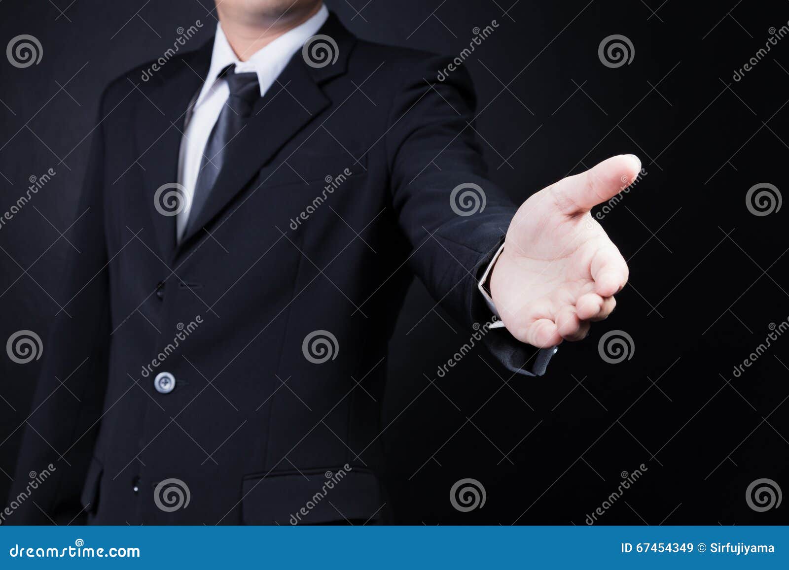 Man with open hand stock image. Image of giving, business - 67454349