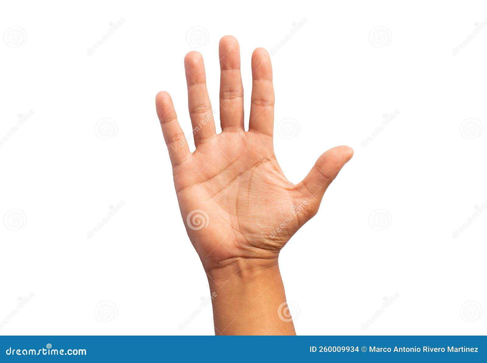 Man with an Open Hand in Front Stock Photo - Image of open, handshake ...