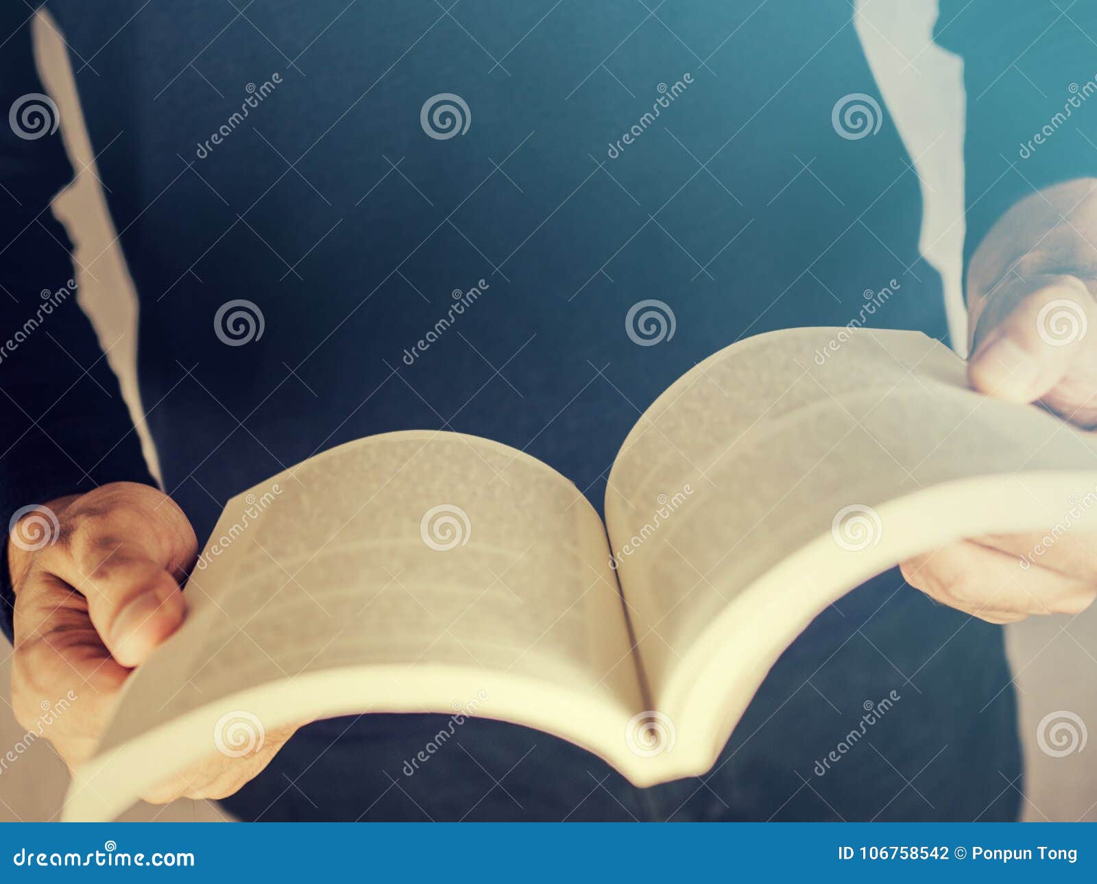 Man open and read book stock photo. Image of education - 106758542
