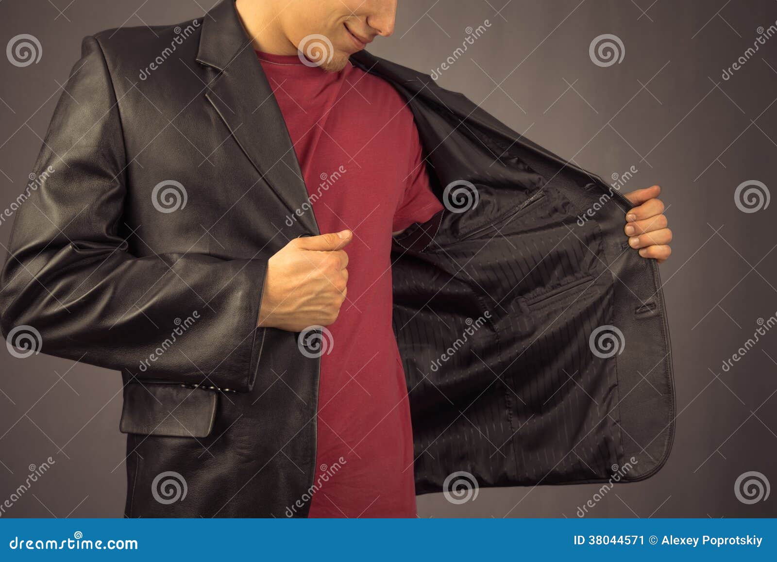 Man opens his jacket stock image. Image of businessman - 38044571