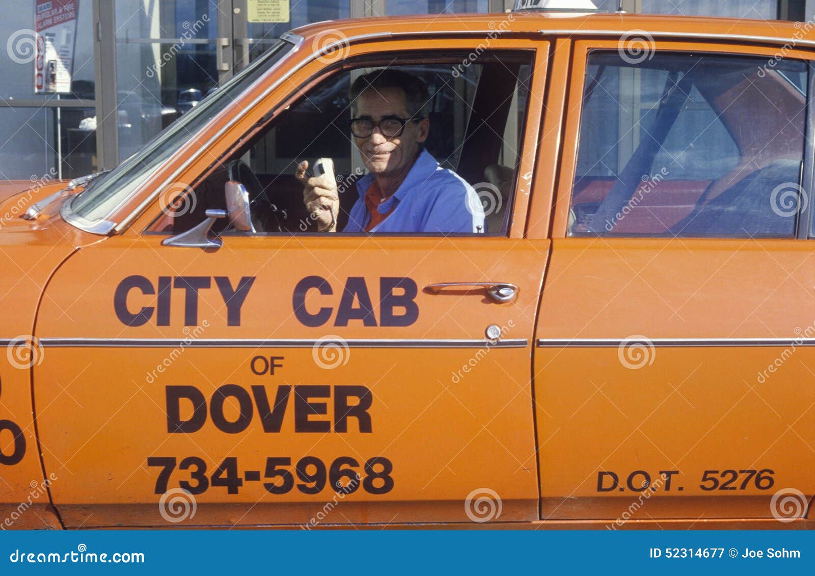 A Man in an Orange Cab in Dover, Delaware Editorial Photography - Image ...