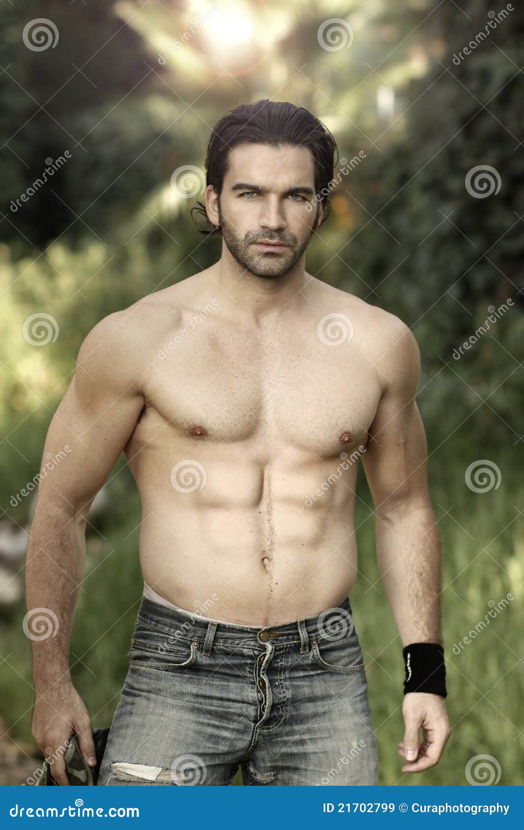 Man outdoors stock image. Image of lifestyle, model, natural - 21702799