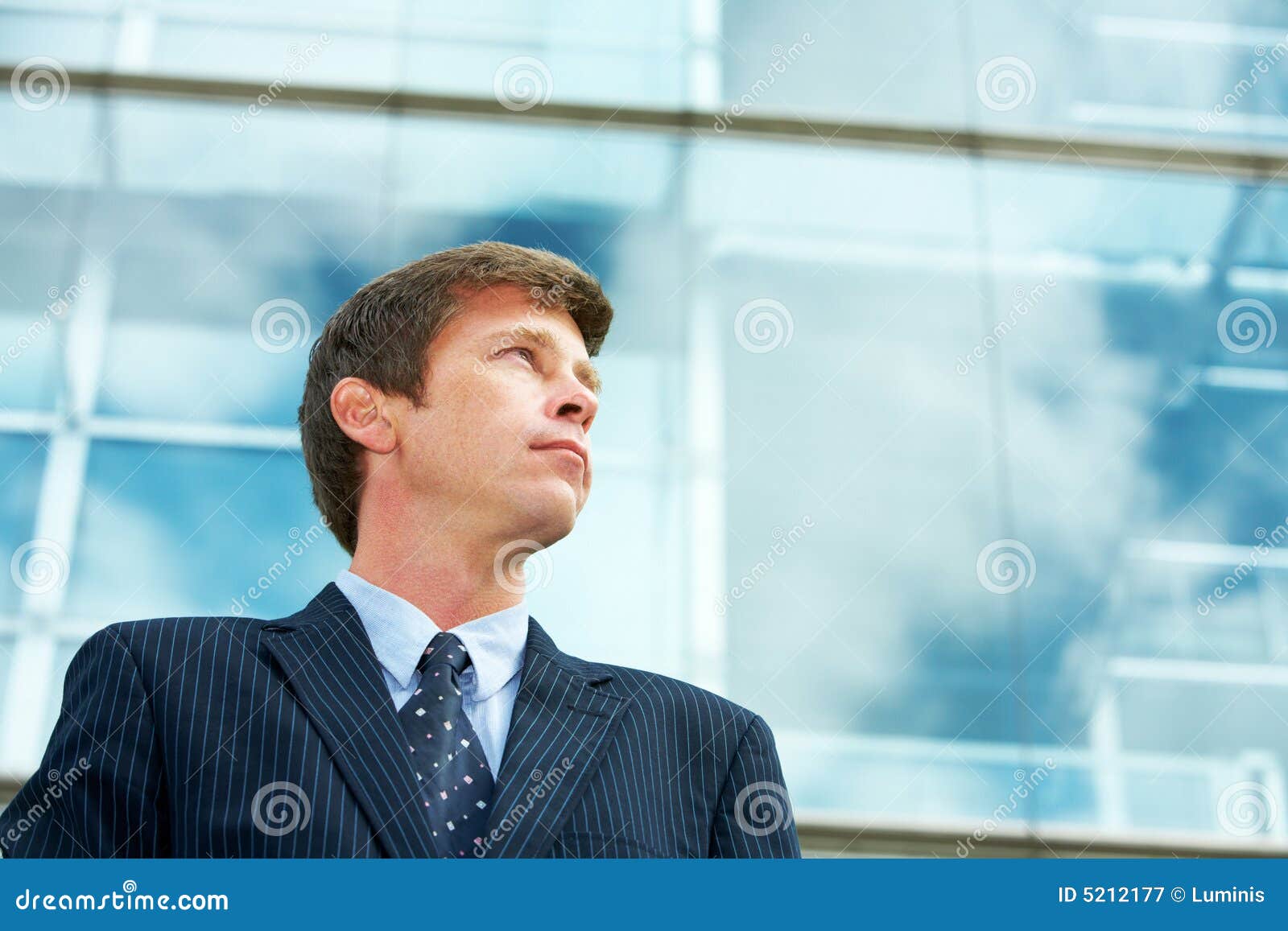 Man Outside Office Building Stock Image - Image of confidence, city ...