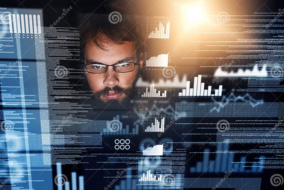 Man, Overlay and Programmer with Coding, Data and Analysis for Cyber Security and Software ...