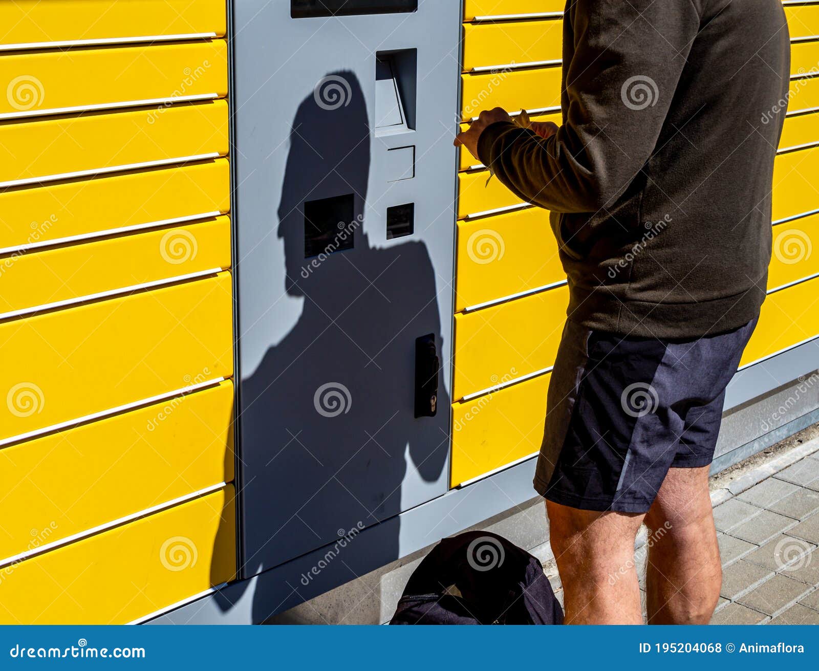 Man at a Packing Station Picking Up Packages Stock Photo - Image of ... Man at a Packing Station Picking Up Packages Stock Photo - Image of ...