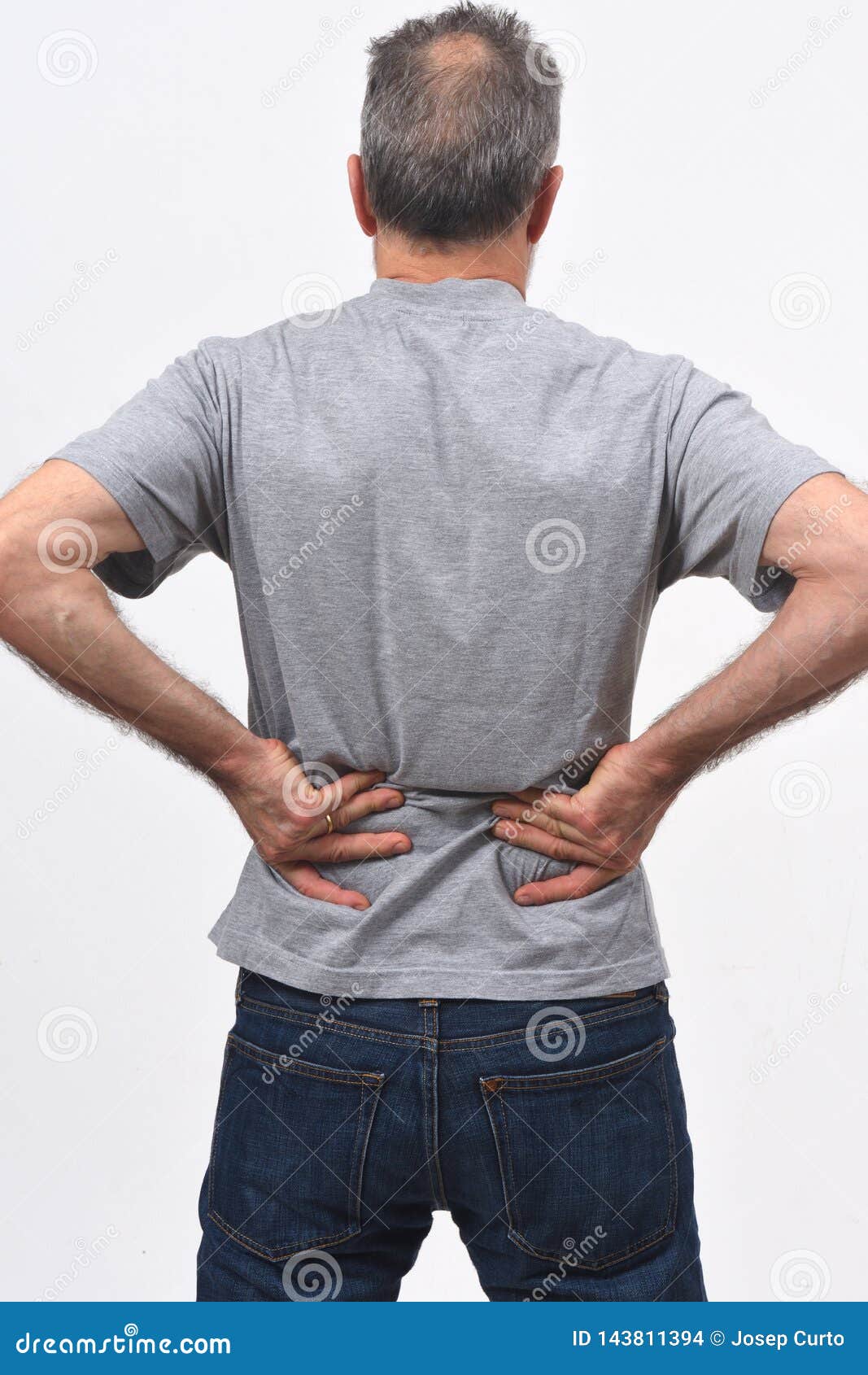 Man pain on back stock photo. Image of elder, injury - 143811394