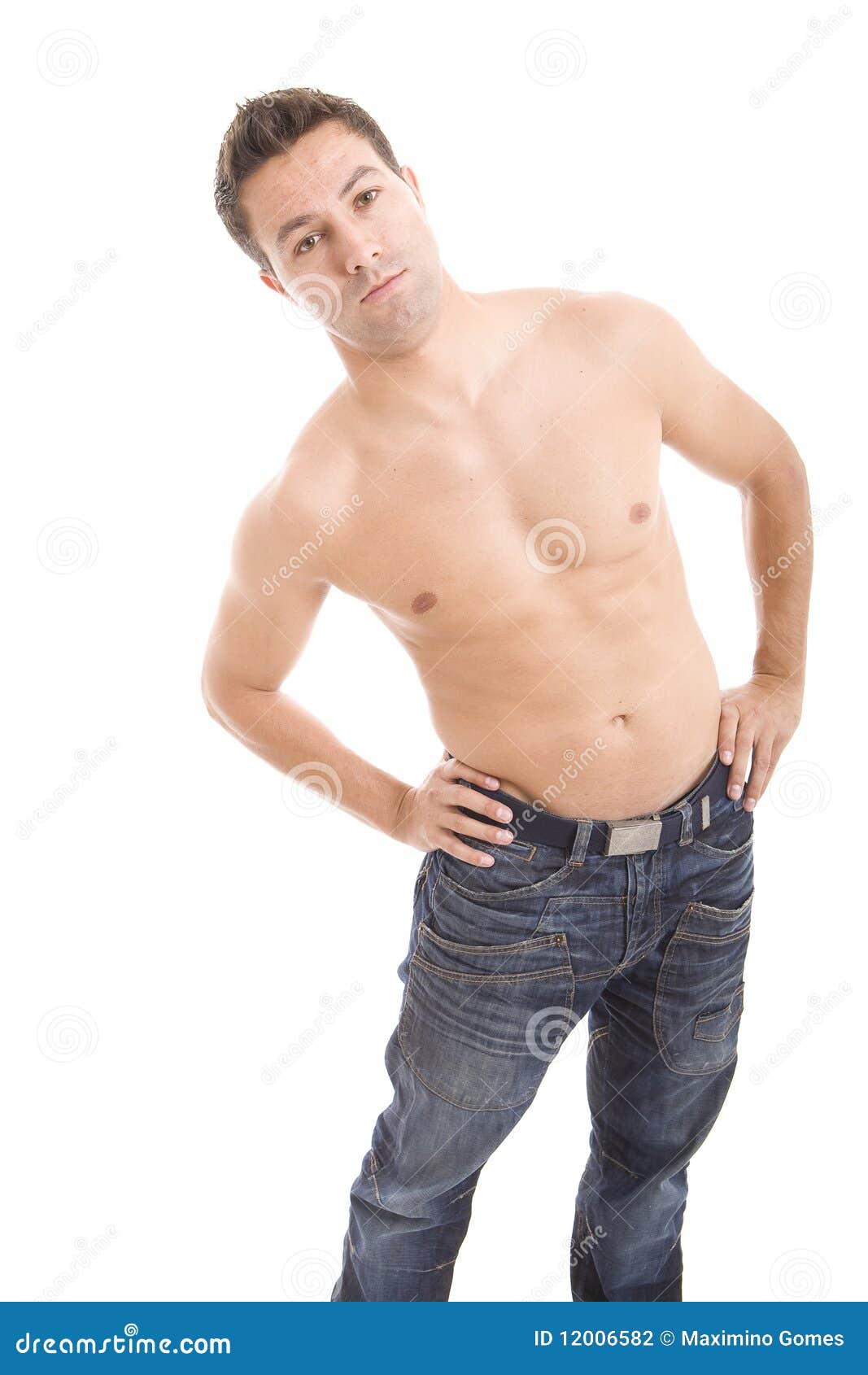 Man with pain in his back stock photo. Image of isolated - 12006582