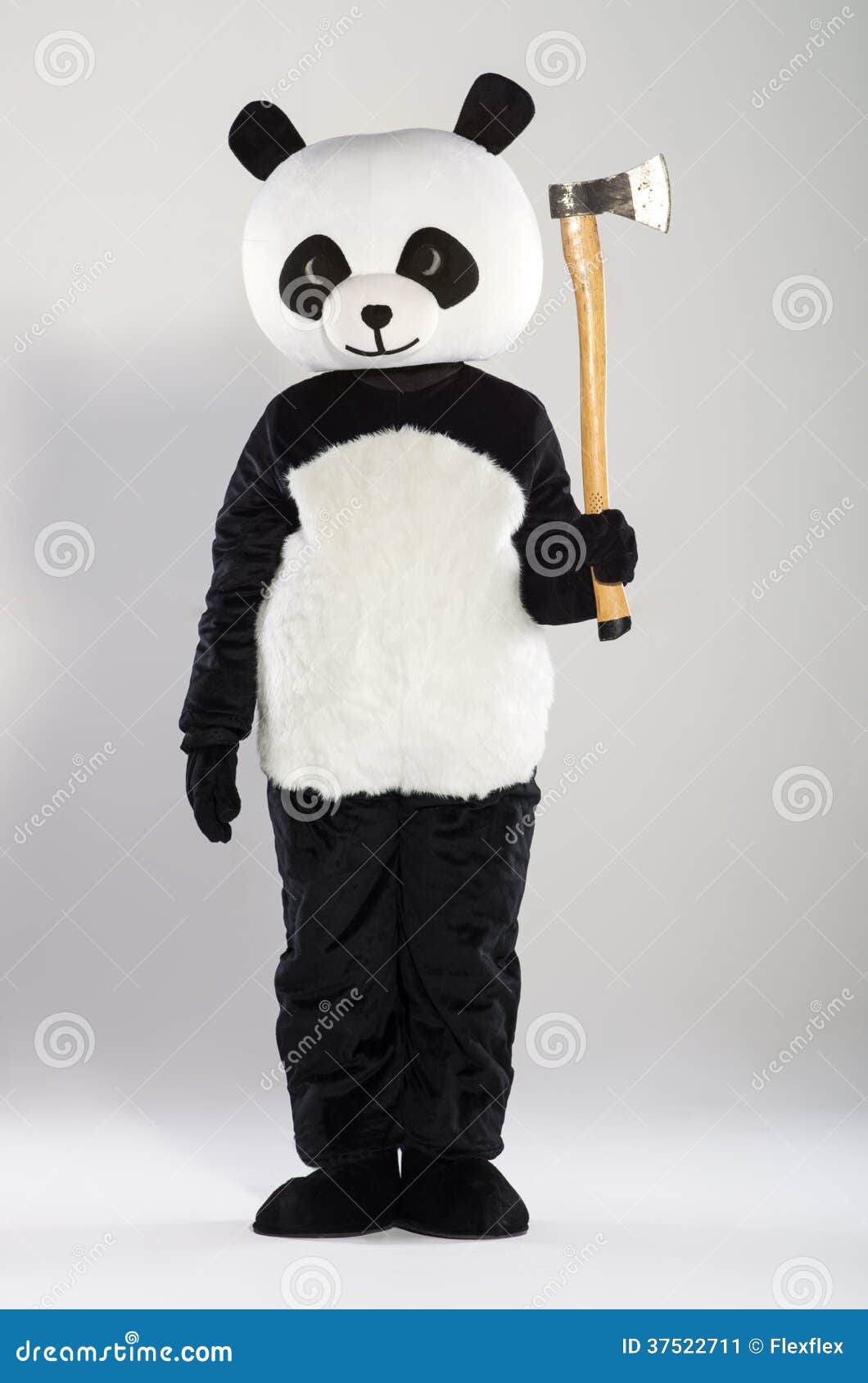 Man in panda costume stock image. Image of pandas, sweet - 37522711