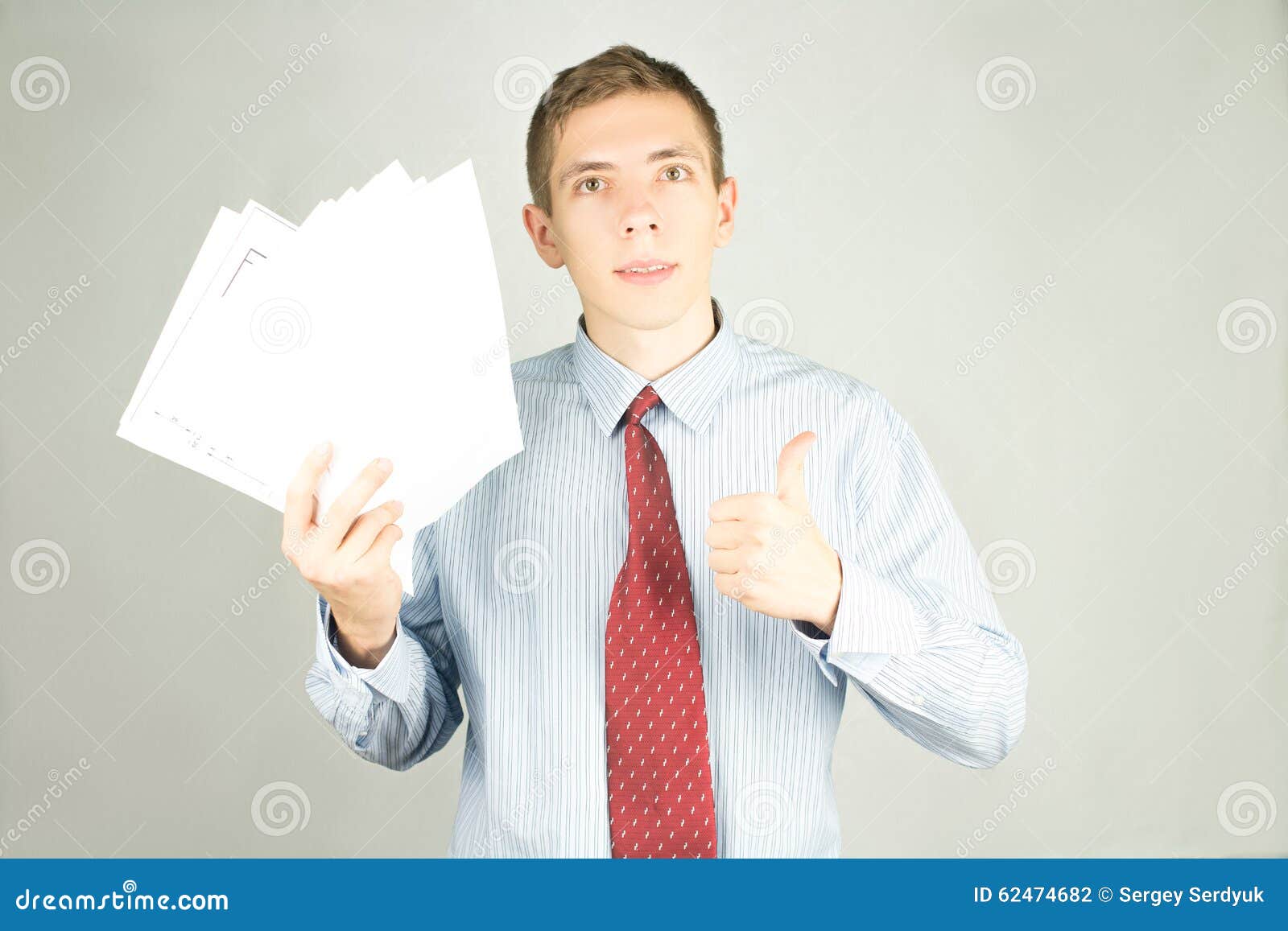 Man with Paper stock photo. Image of student, table, corporate - 62474682