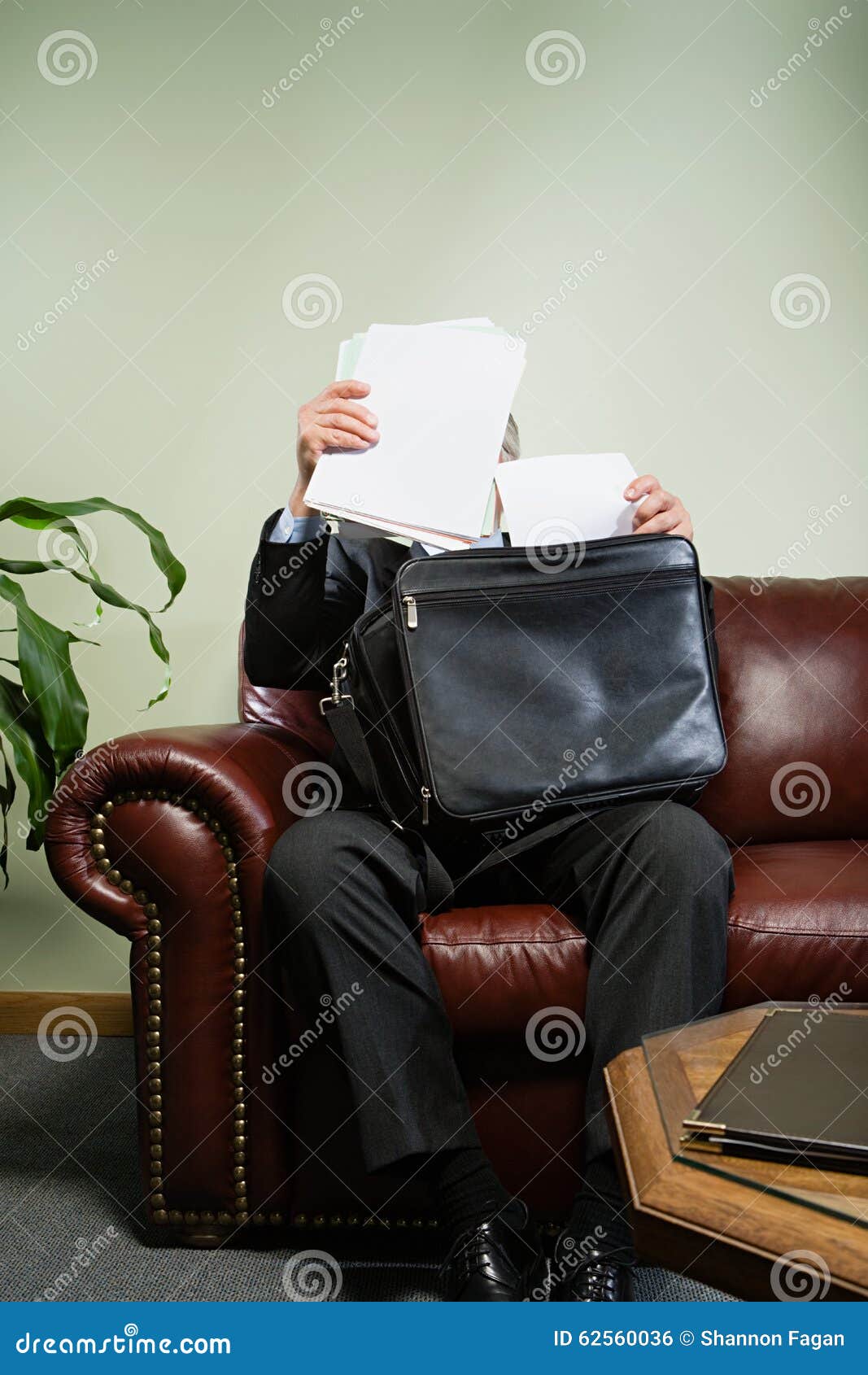 Man with paperwork stock photo. Image of interview, office - 62560036