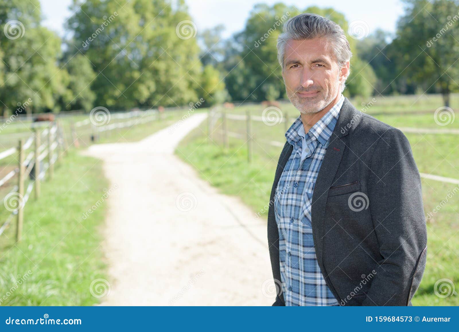 Man on path stock image. Image of happy, road, area - 159684573