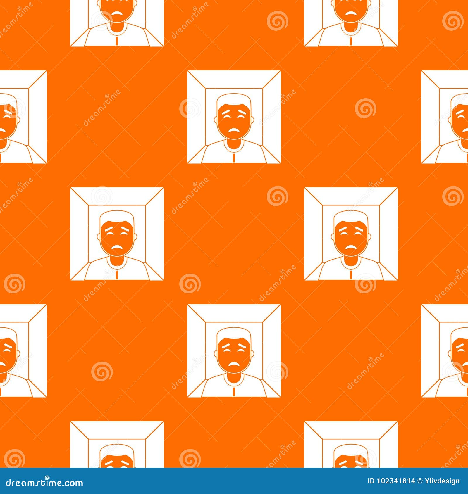 Man pattern seamless stock vector. Illustration of burial - 102341814