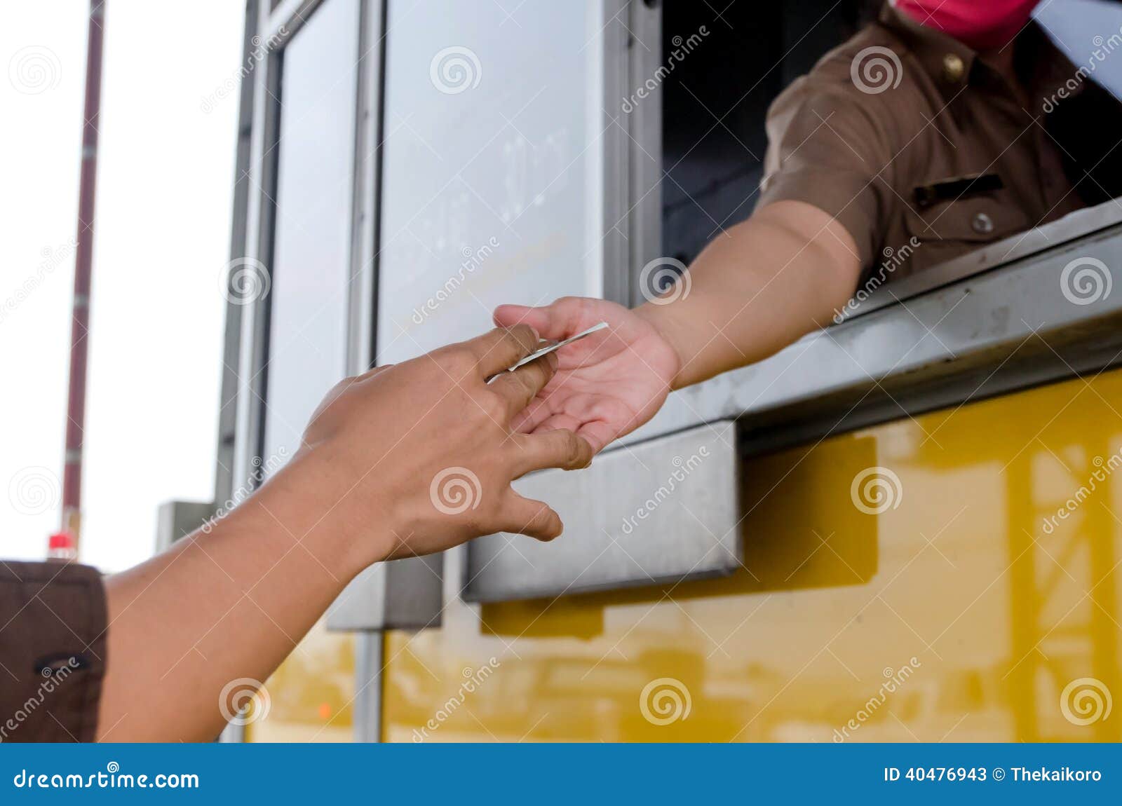 Man Paying Money Toll Booth Photos - Free & Royalty-Free Stock Photos ...