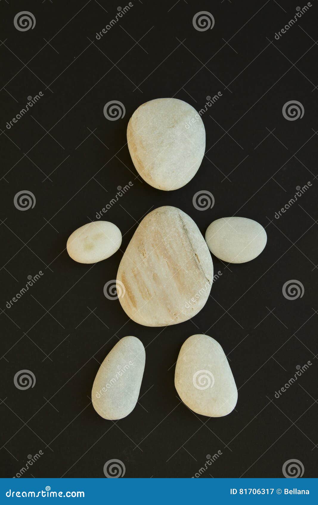 Man from pebble stones stock image. Image of stones, lifestyles - 81706317