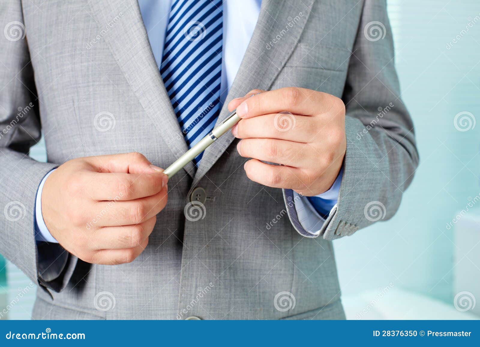 Man with pen stock photo. Image of formal, leadership - 28376350
