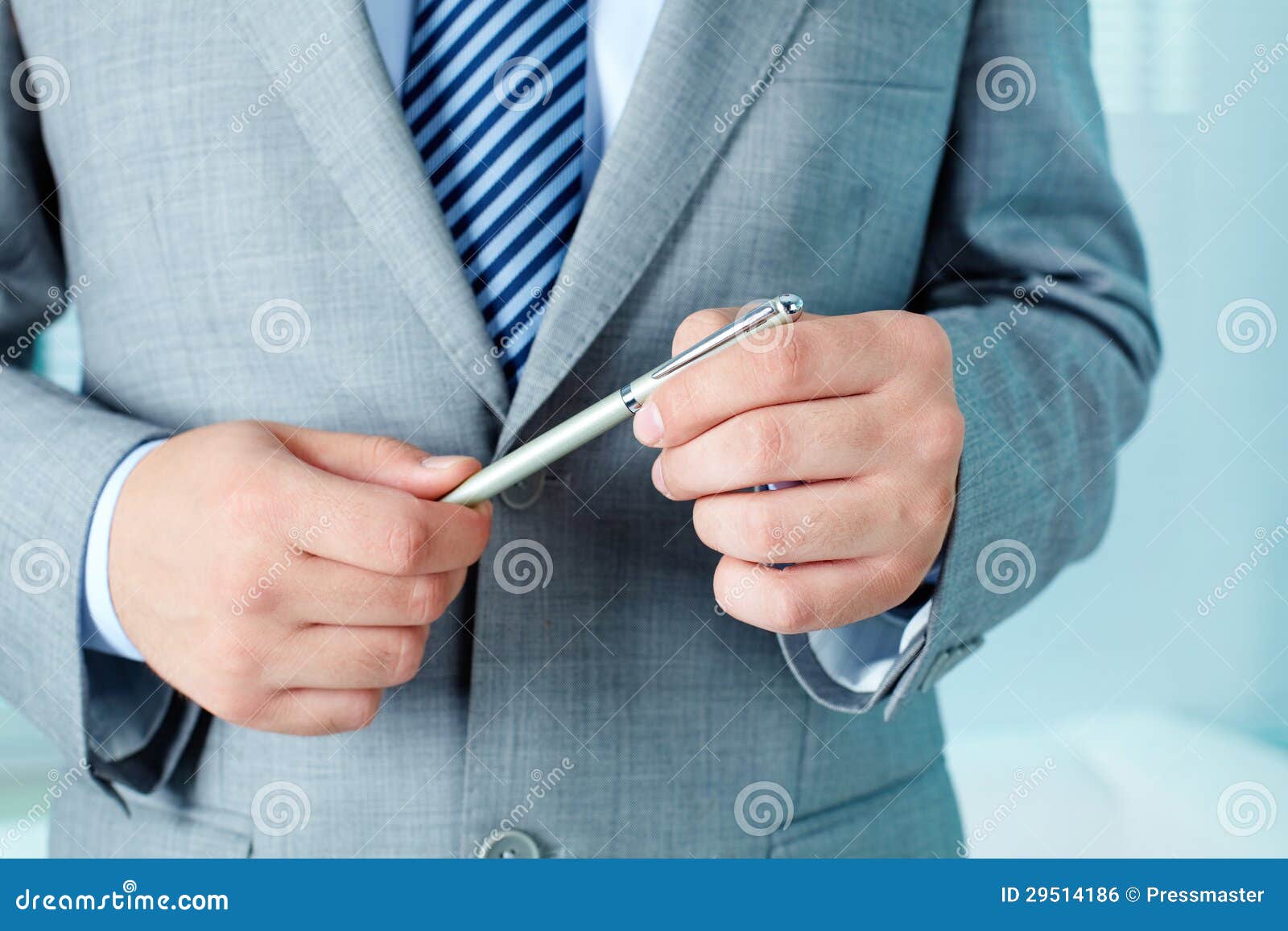 Man with pen stock photo. Image of ambitious, personnel - 29514186