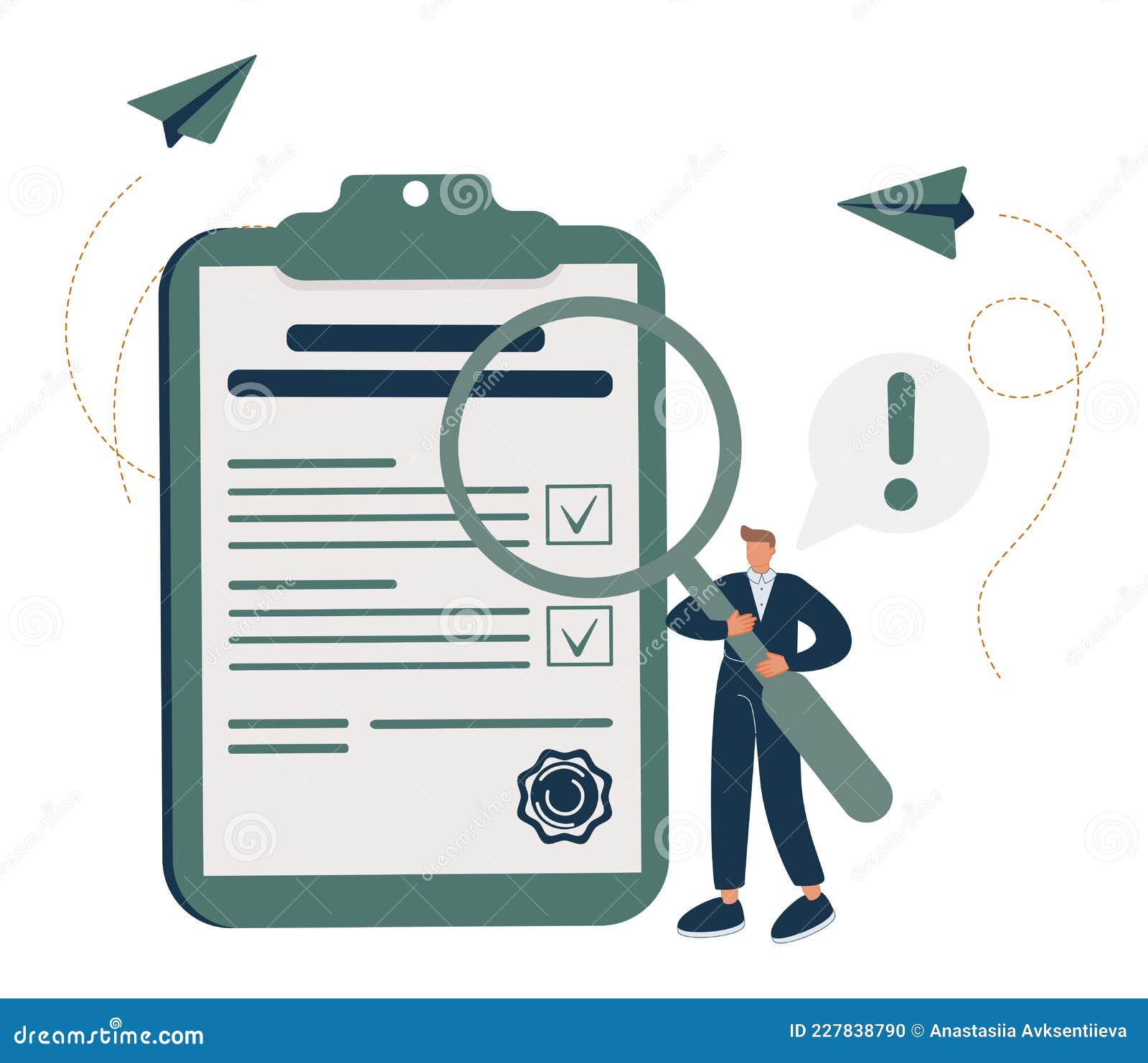 Man with Pencil Marking Completed Tasks on To-do List. Concept of Time ...