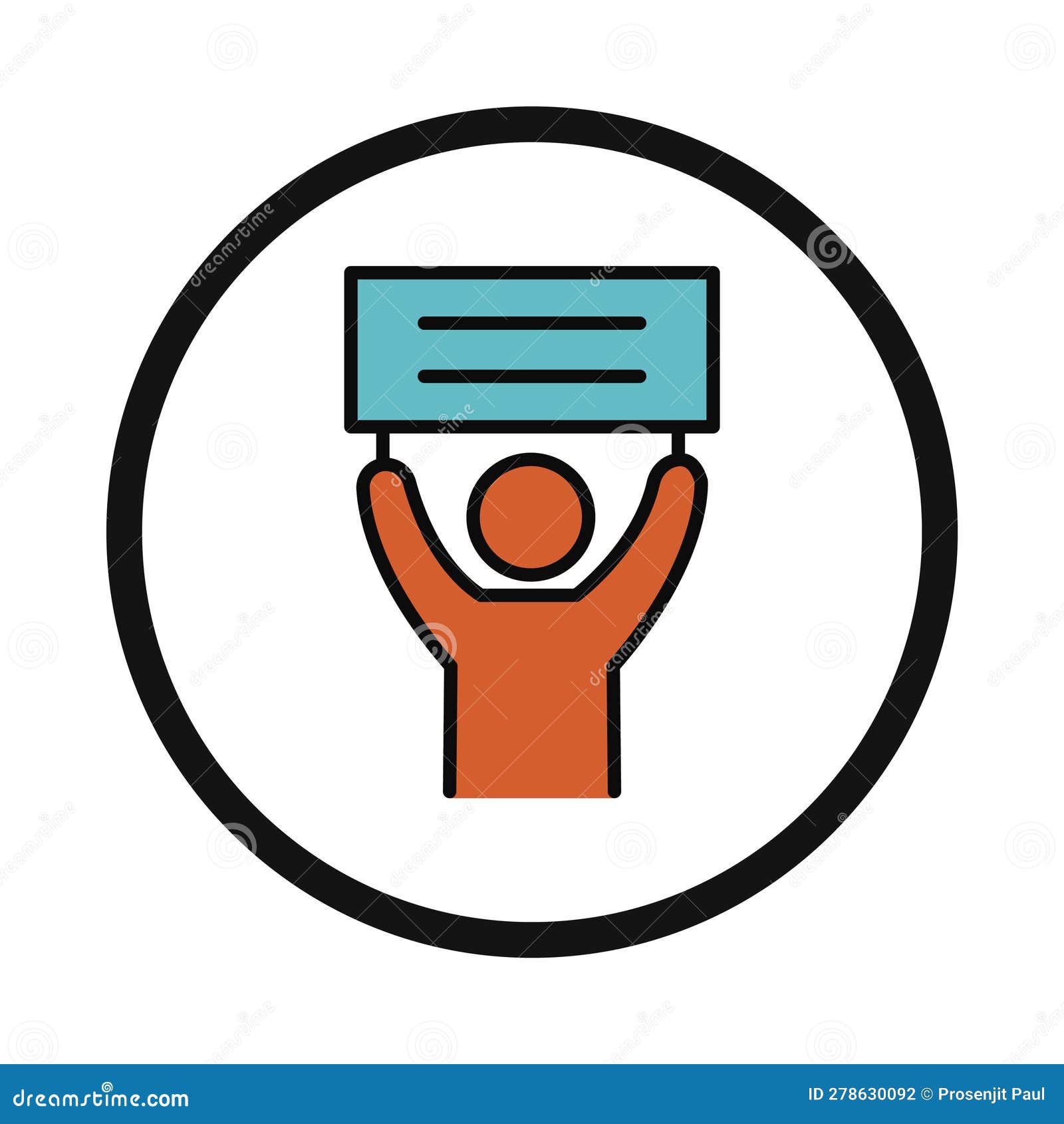 Man, People, Protest, Banner, Poster on Hand, Protest and Demonstration ...