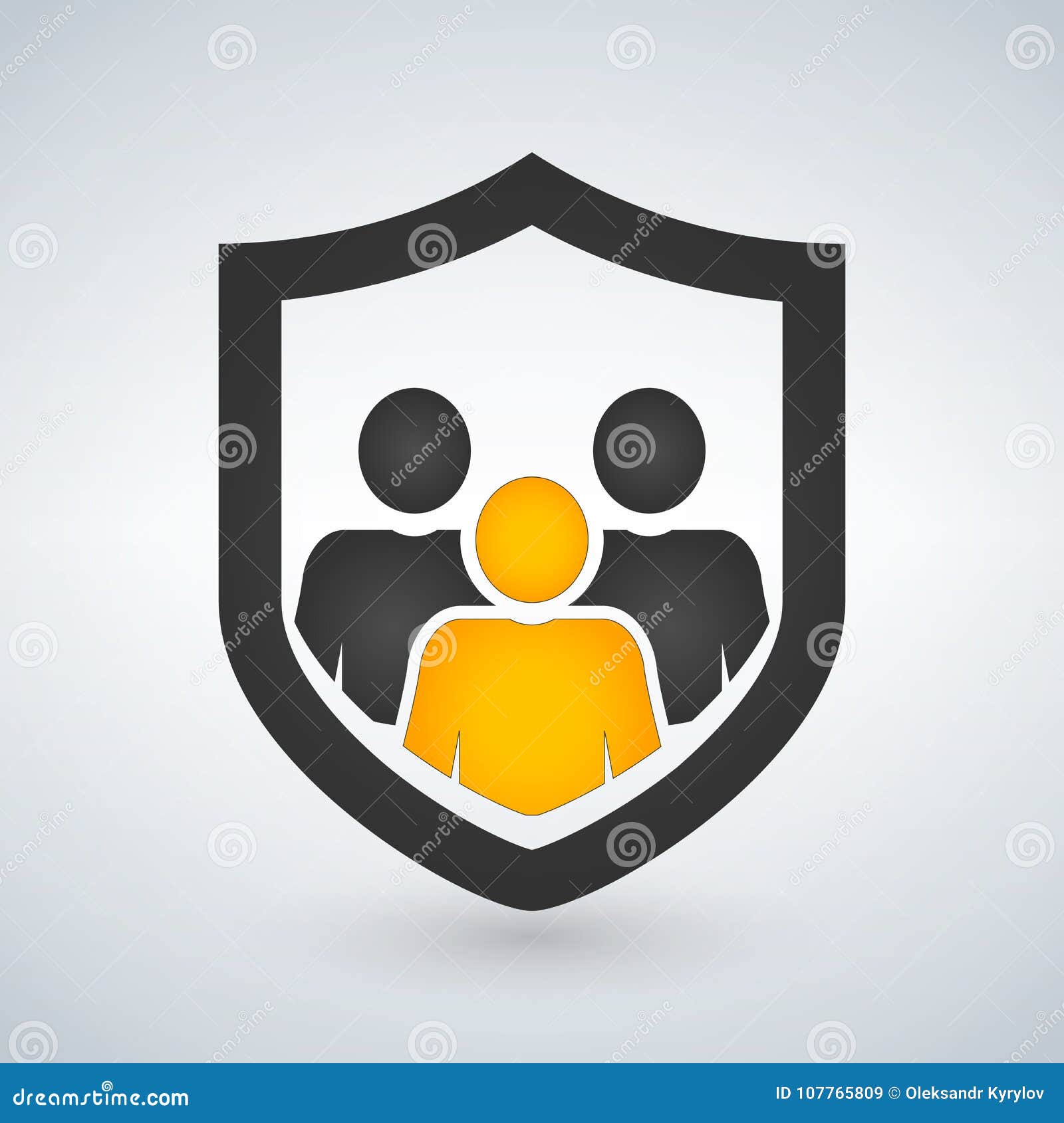 People Shield Social Vector Logo Template. | CartoonDealer.com #189490749
