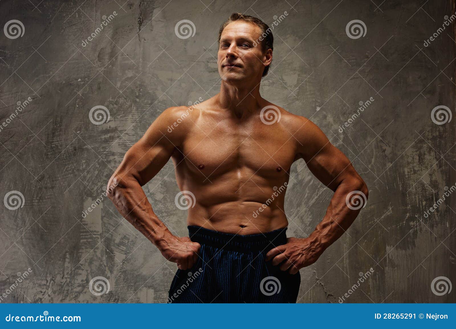 Man with Perfect Sporty Body Stock Image - Image of handsome, exercise ...