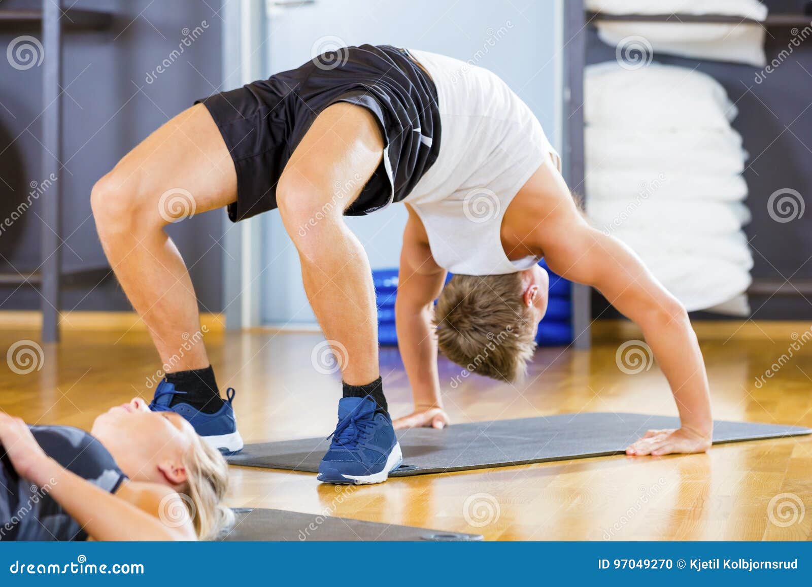 Backbend Pose Royalty-Free Stock Photography | CartoonDealer.com #44749667