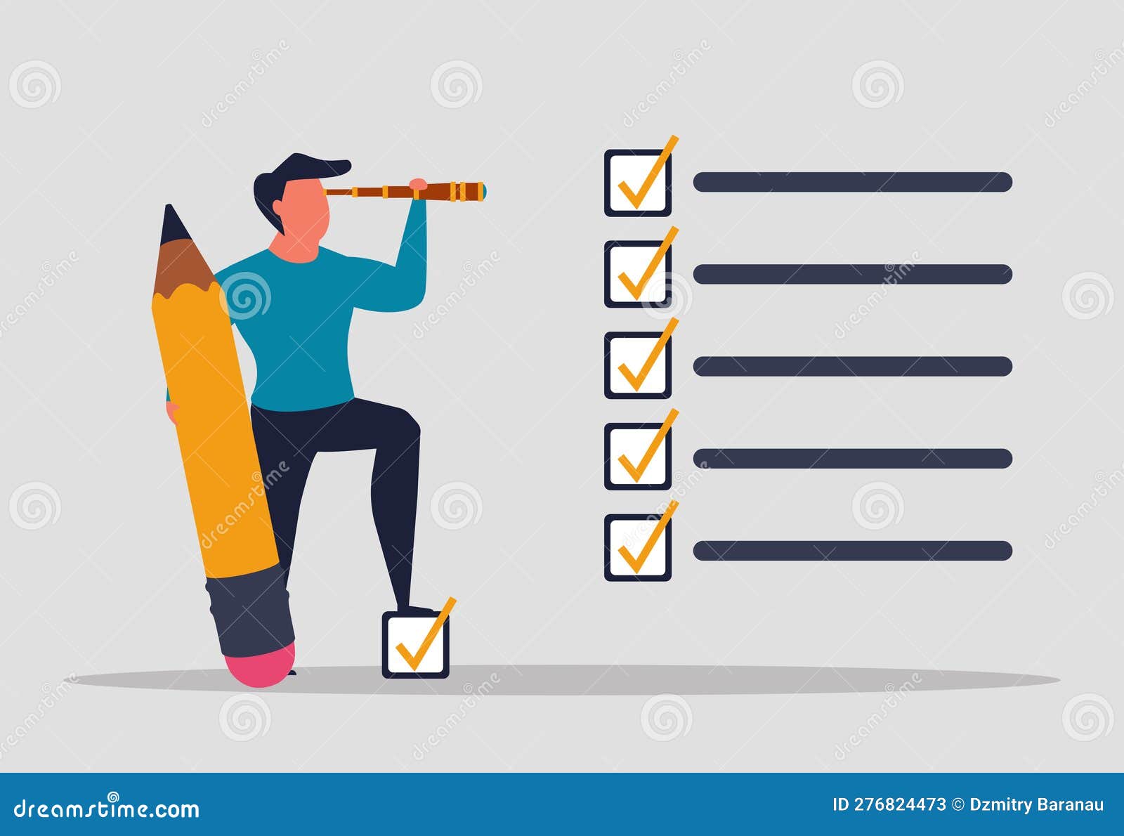 A Man Performs Tasks, Completing Assignments To the End. List of Cases ...