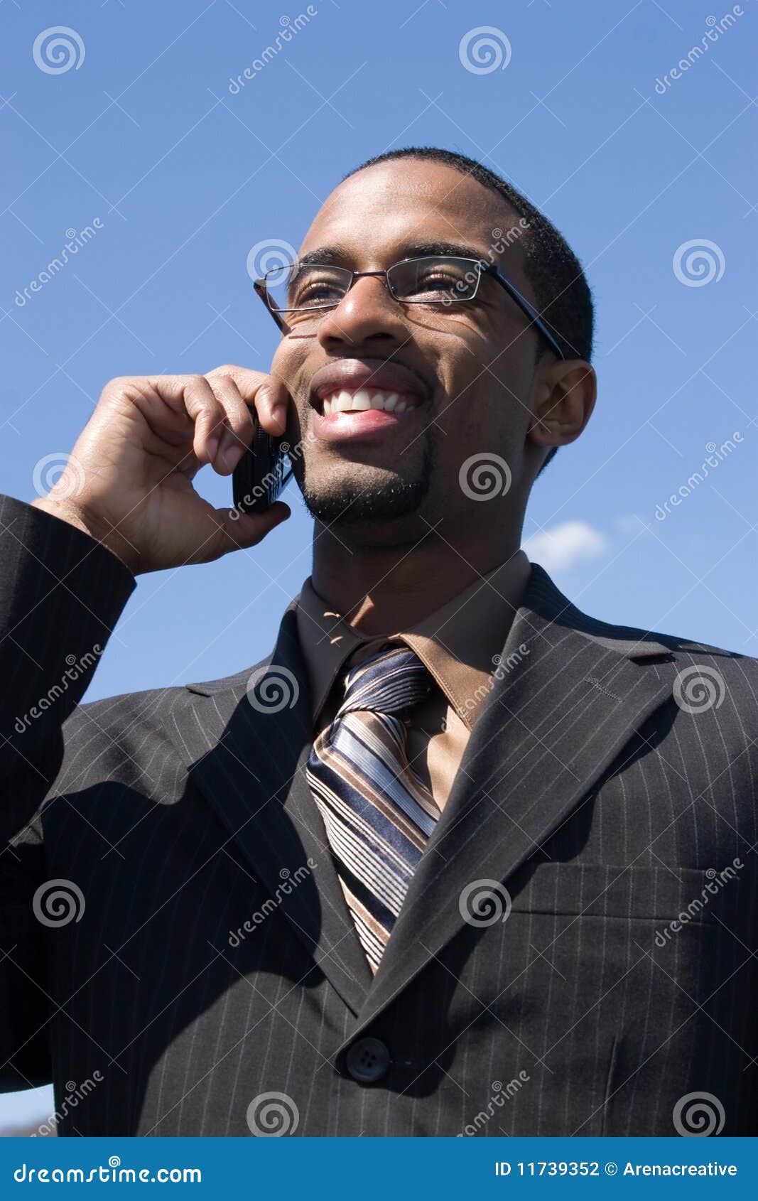 Man on the Phone stock photo. Image of mobile, friendly - 11739352