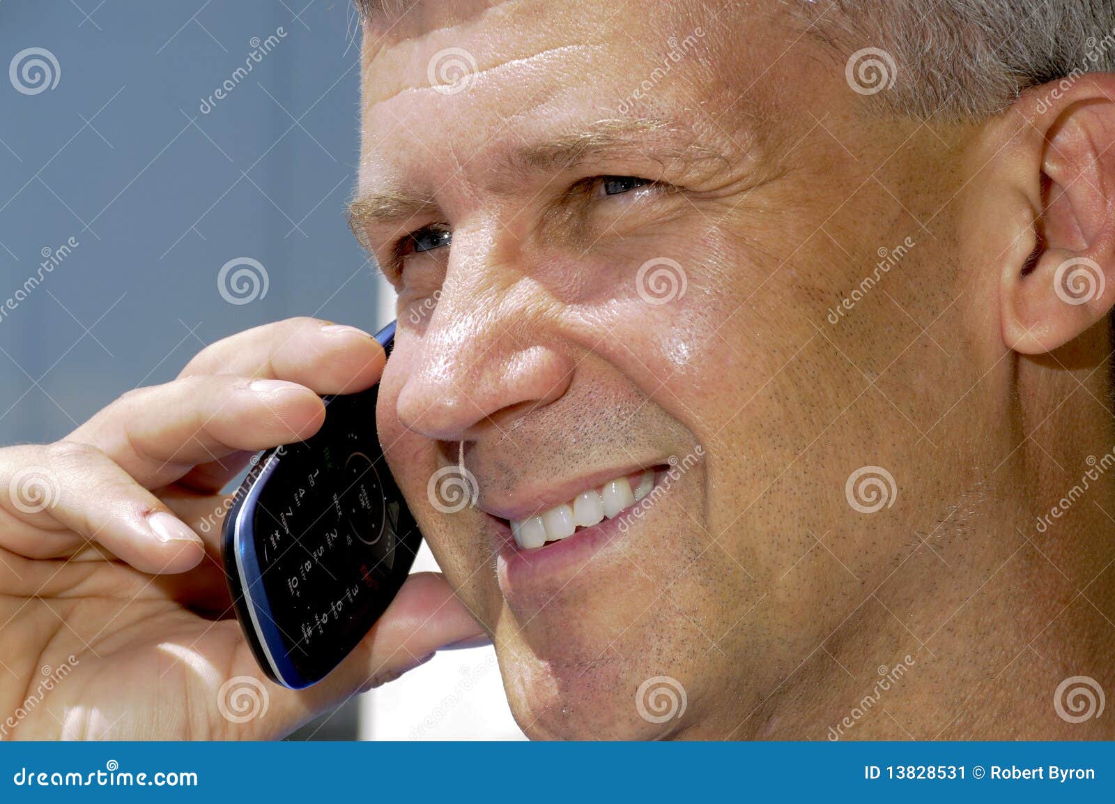 Man on the Phone stock image. Image of male, communication - 13828531