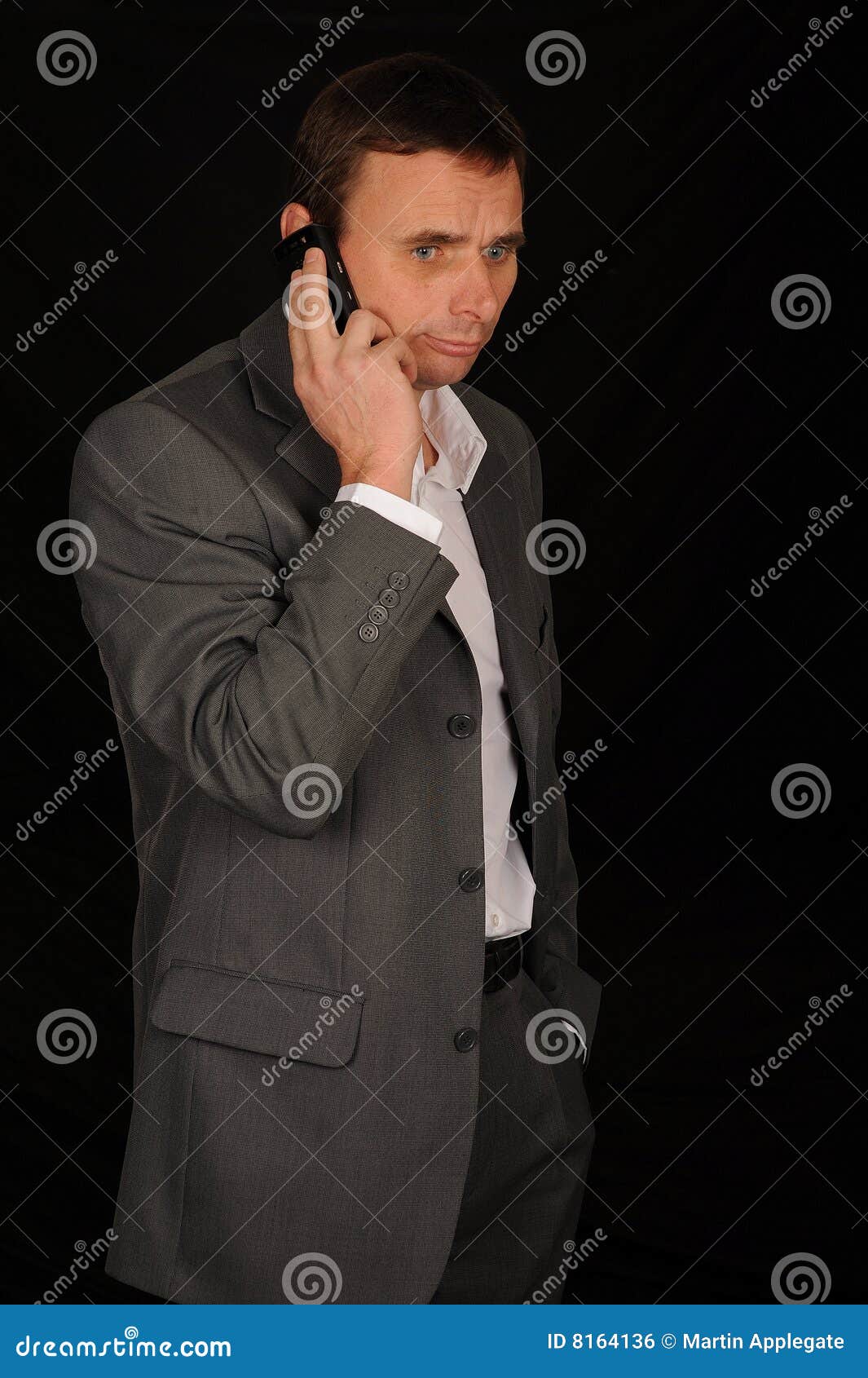 Man on phone stock photo. Image of communication, talk - 8164136