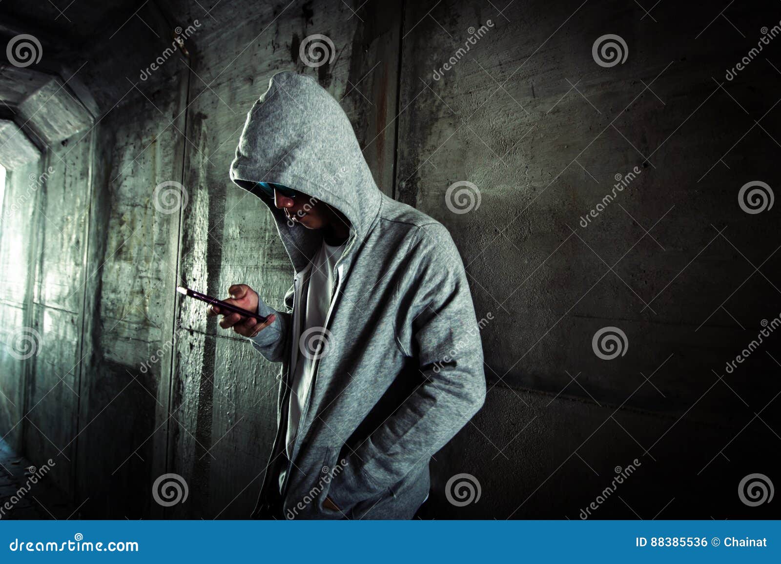 Man on the phone stock photo. Image of threat, homeless - 88385536