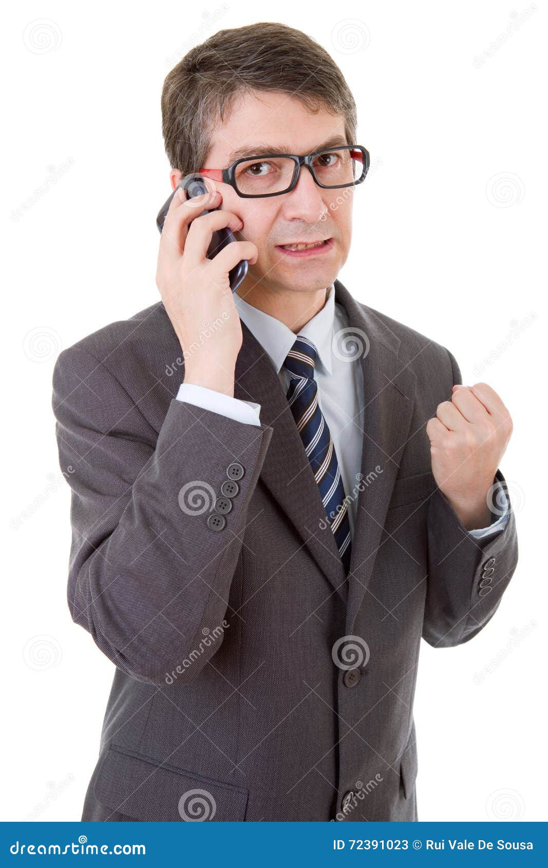 Man on the phone stock image. Image of caucasian, executive - 72391023