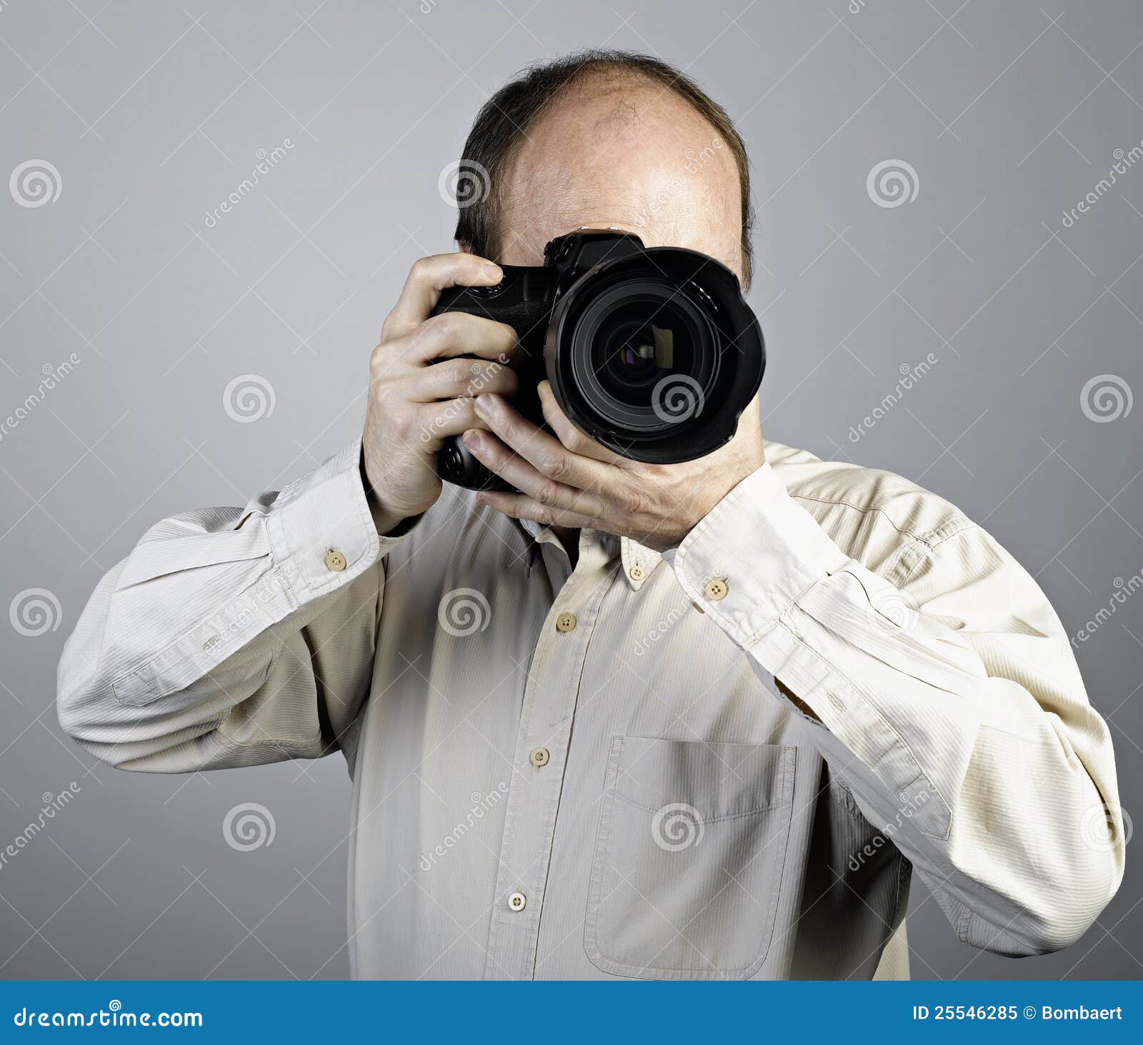 A man with photo camera stock image. Image of elegant - 25546285