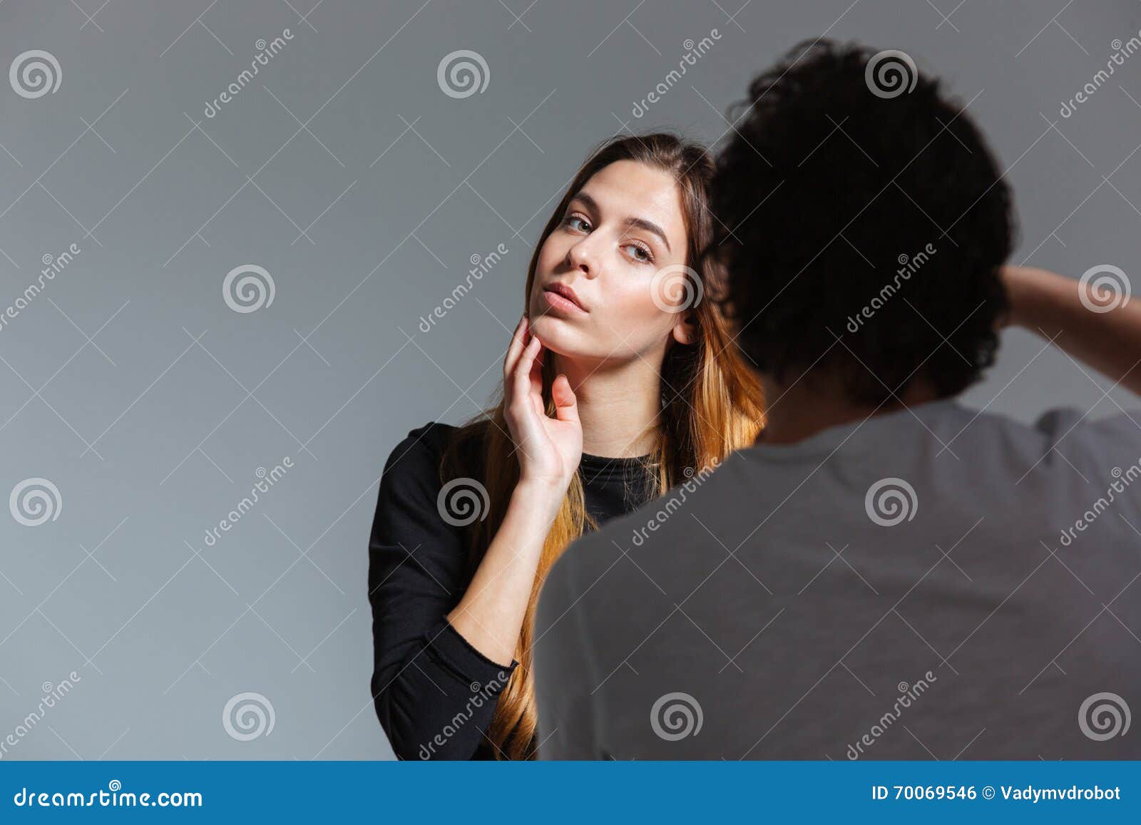 Man Photographing Female Model Stock Photo - Image of caucasian, person ...