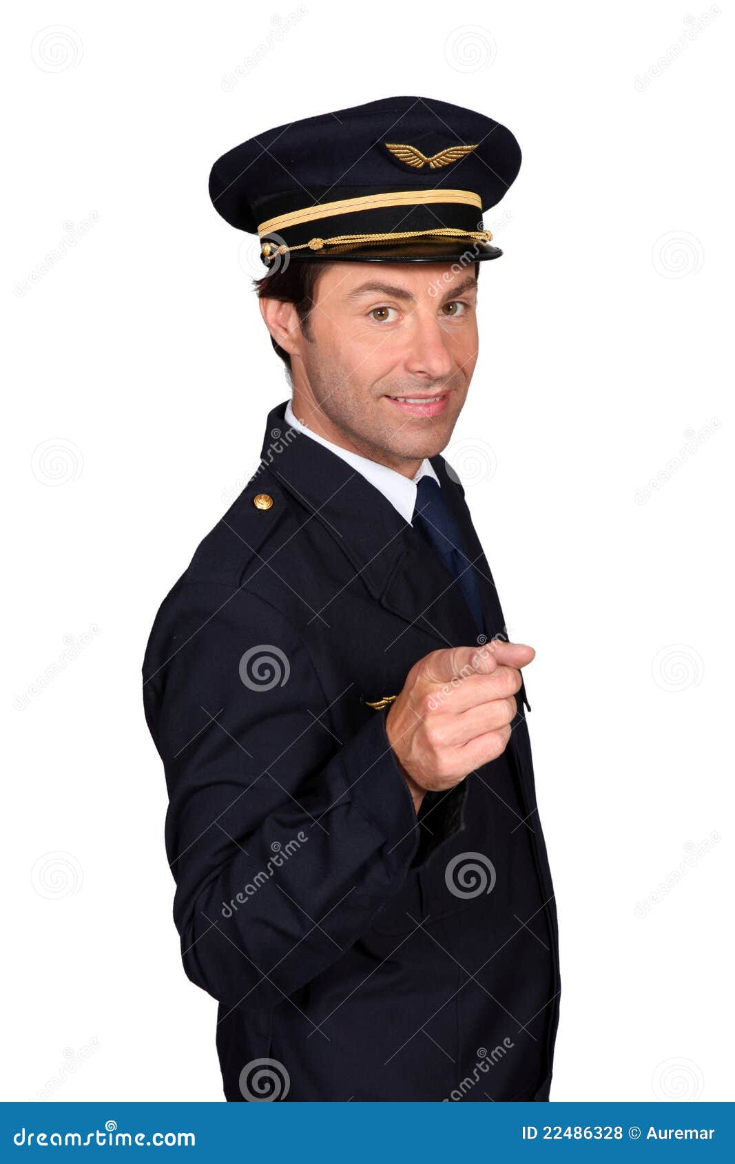 Man in pilot costume stock photo. Image of time, caucasian - 22486328